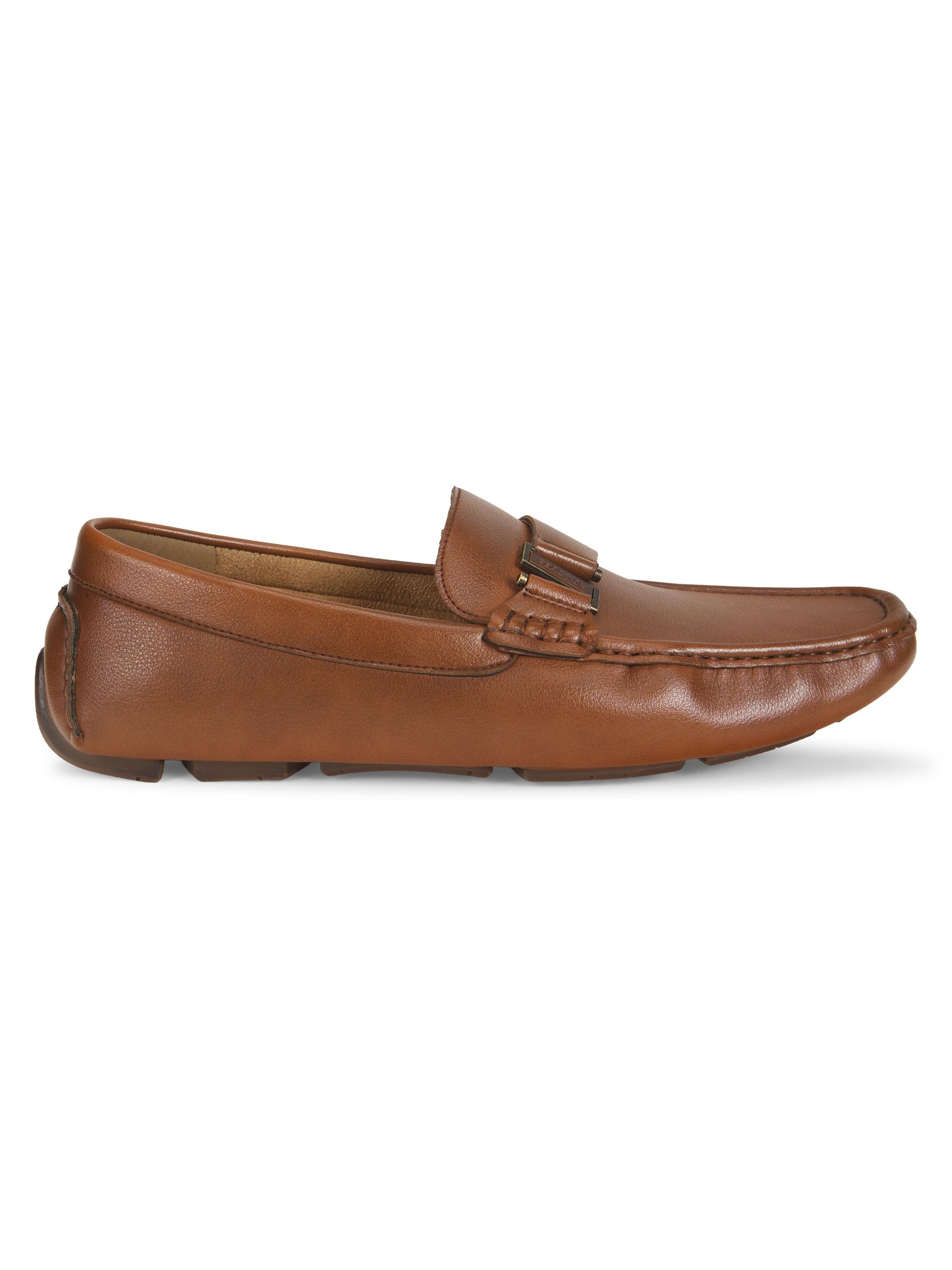 Kenneth Cole Reaction Mens Stan Driving Loafers - Medium Brown