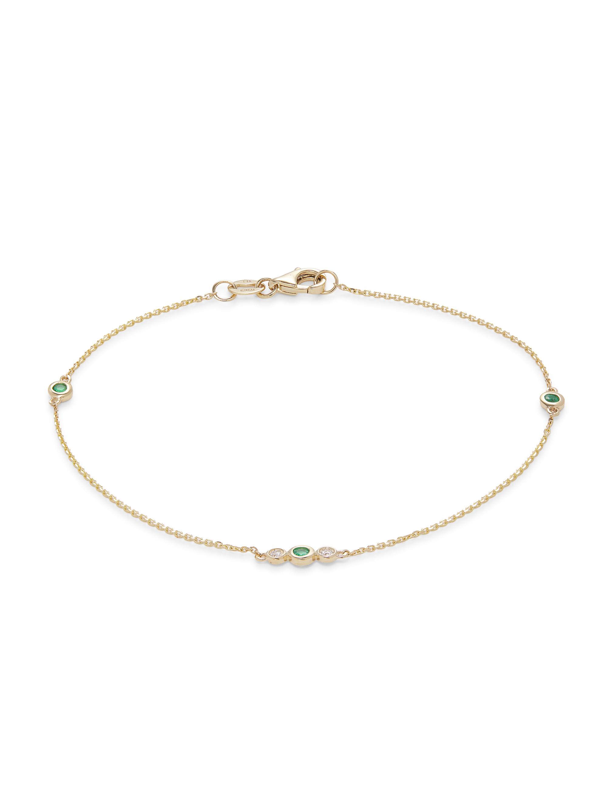 Click here for Saks Fifth Avenue Womens 14K Yellow Gold  0.03 TCW... prices