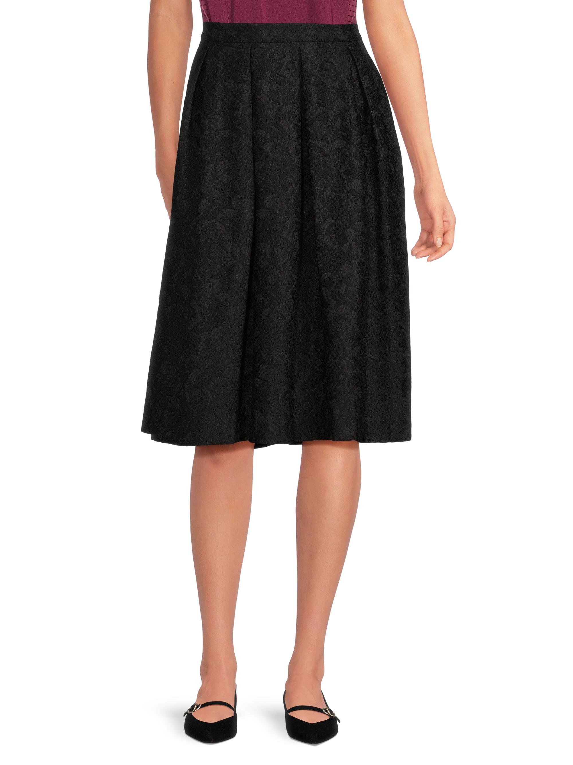 Click here for Karl Lagerfeld Paris Womens Floral Pleated Scuba A... prices