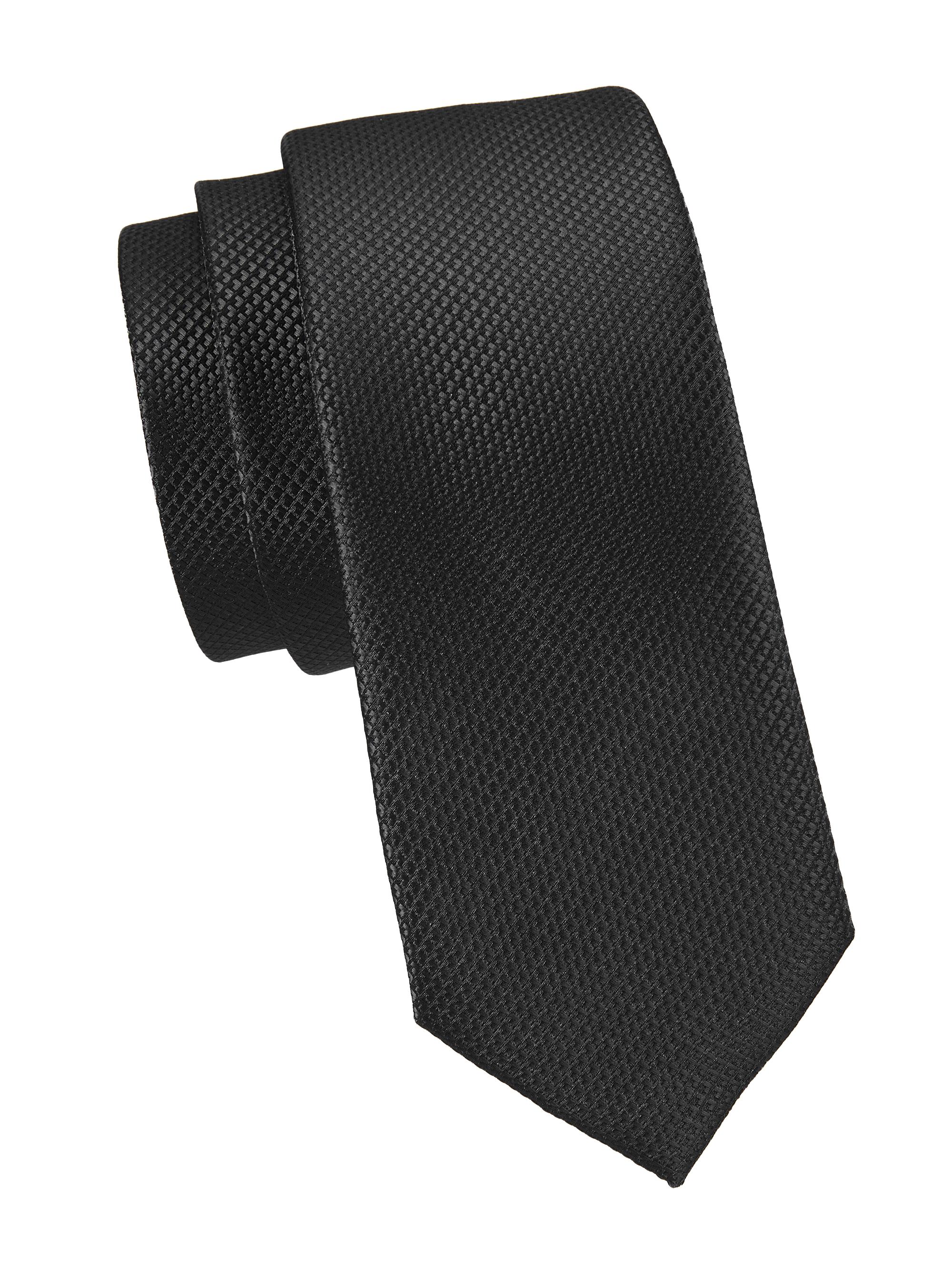 Click here for Ben Sherman Mens Textured Tie - Black prices