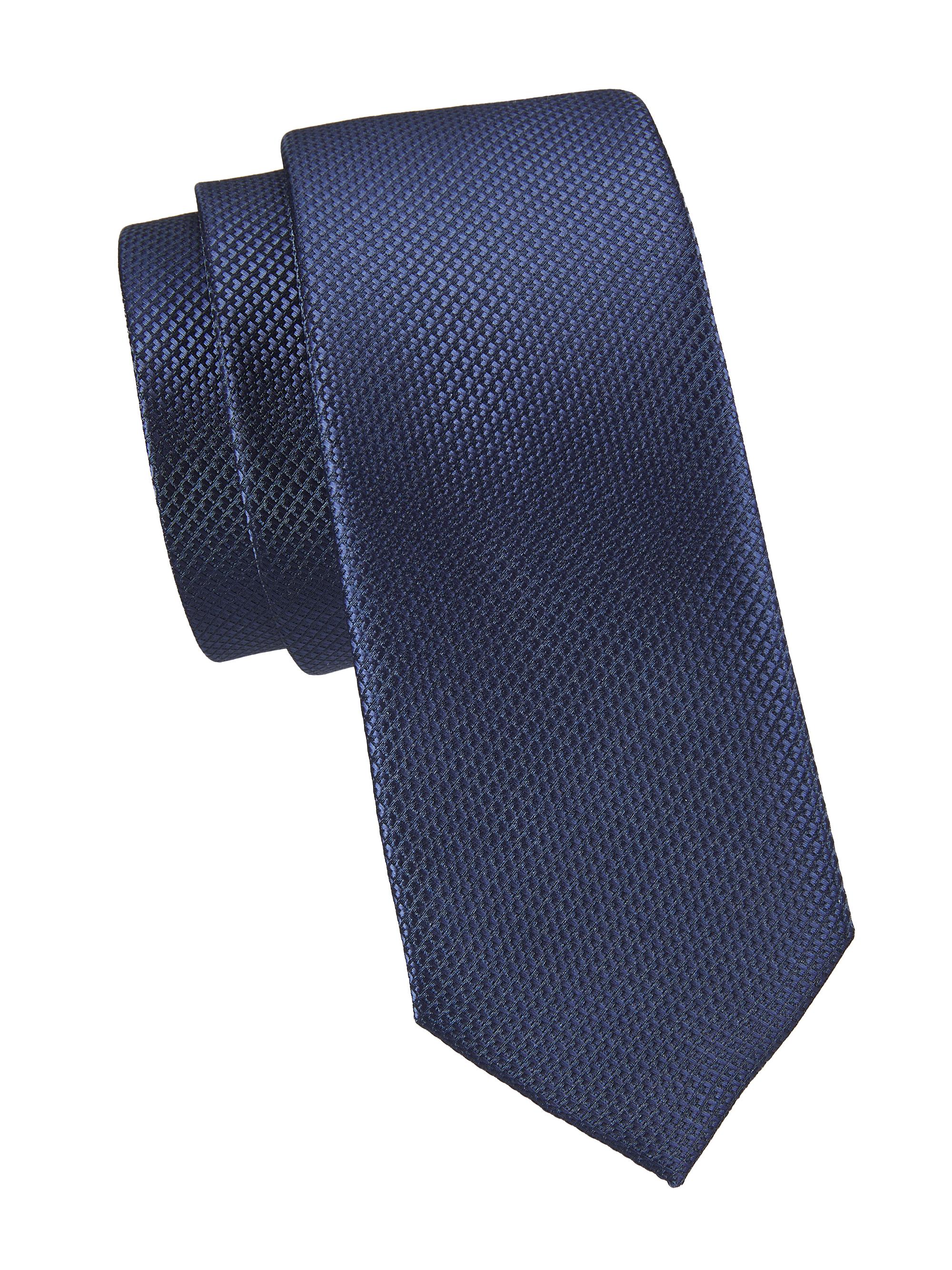 Click here for Ben Sherman Mens Textured Tie - Navy prices