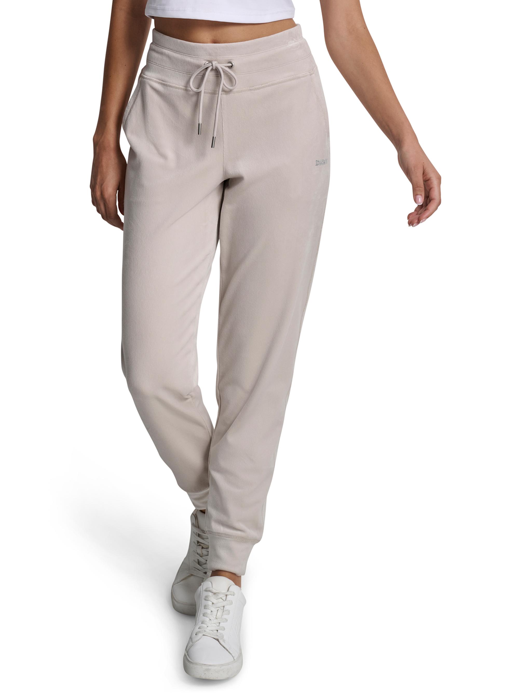 Click here for Dkny Womens Mid-Rise Drawstring Slim Pants - Oatme... prices