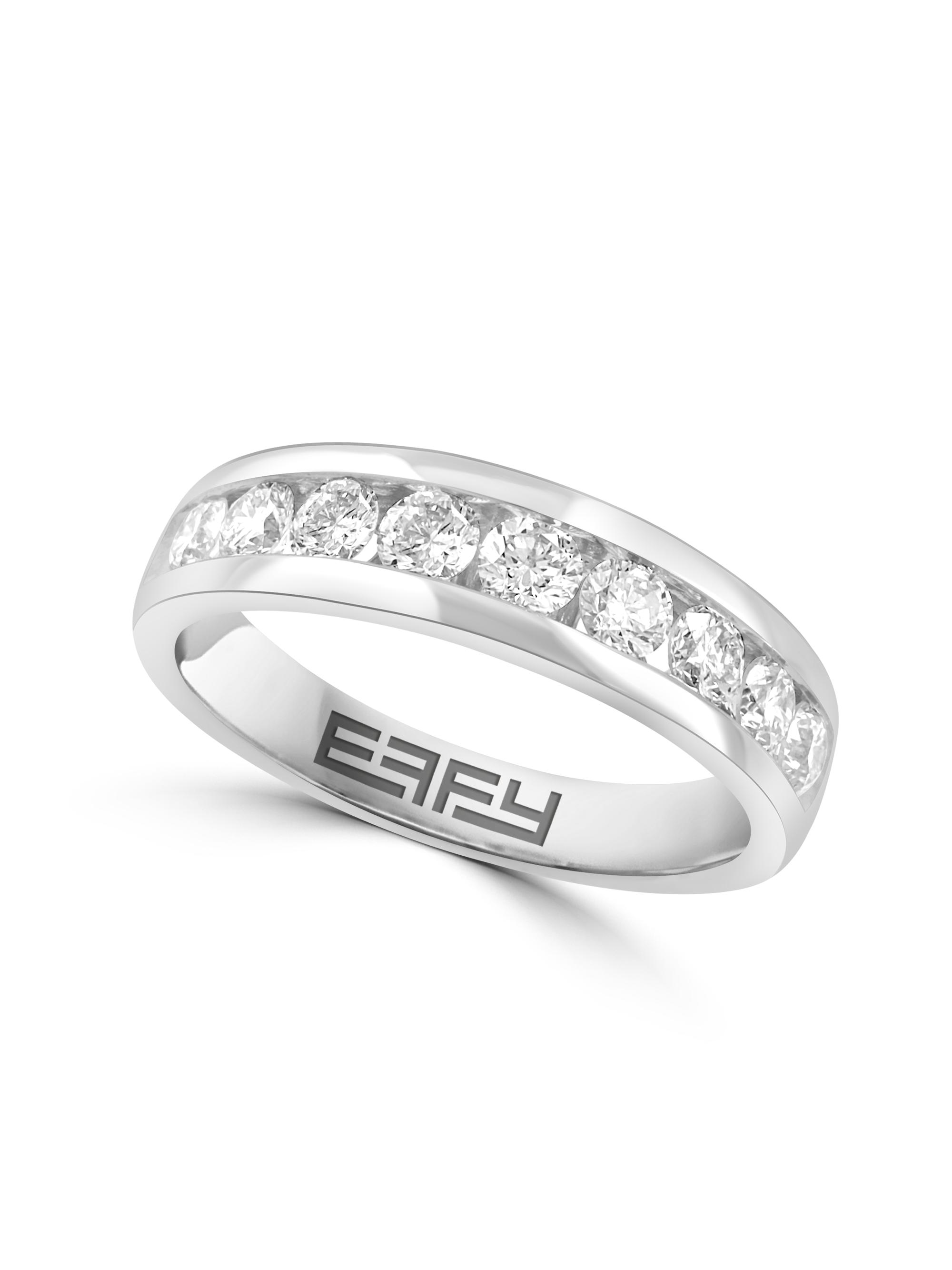 Click here for Effy Womens 14K White Gold & 0.95 TCW Lab-Grown Di... prices