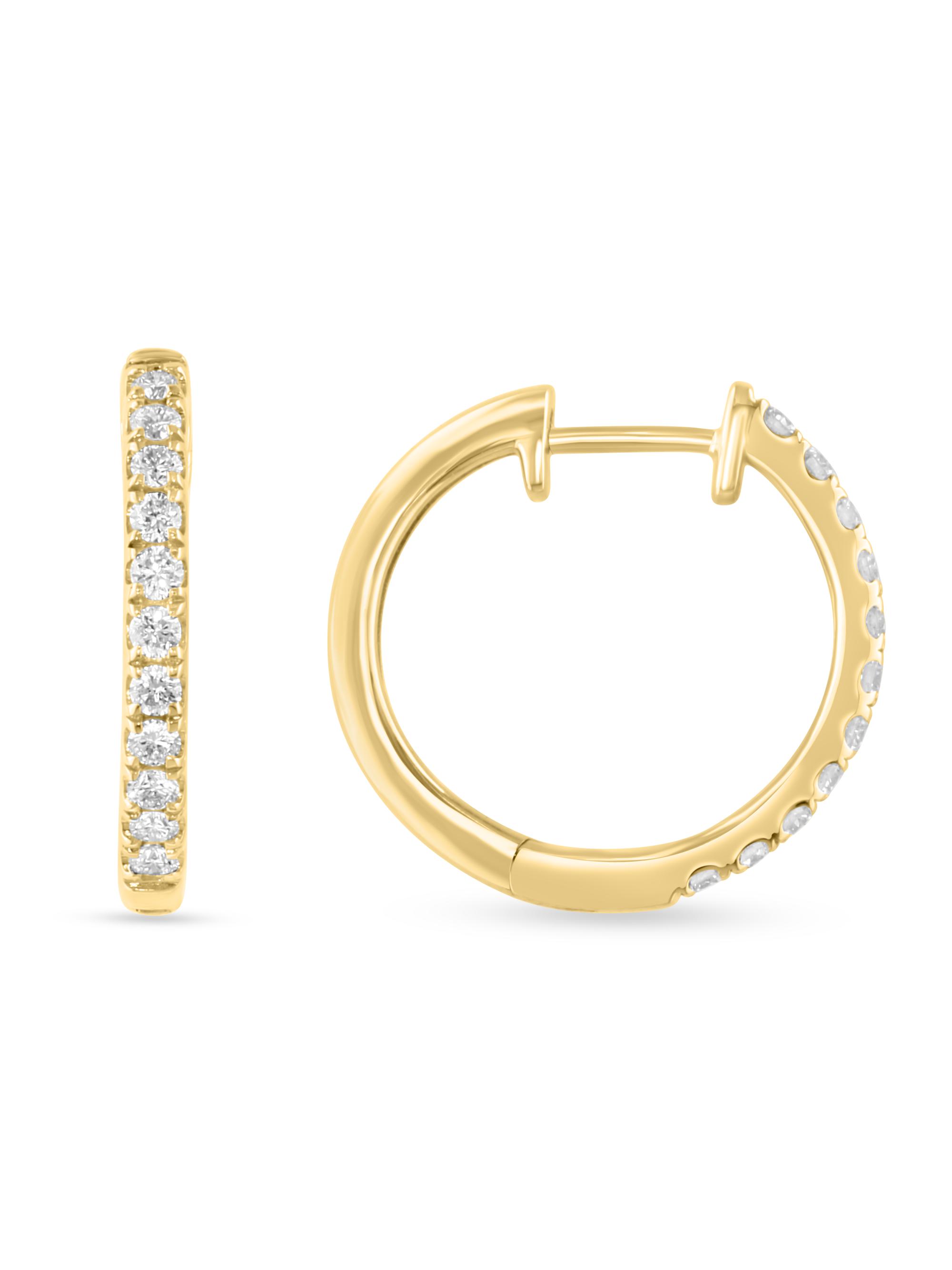 Click here for Effy Womens 14K Yellow Gold & 0.46 TCW Lab-Grown D... prices