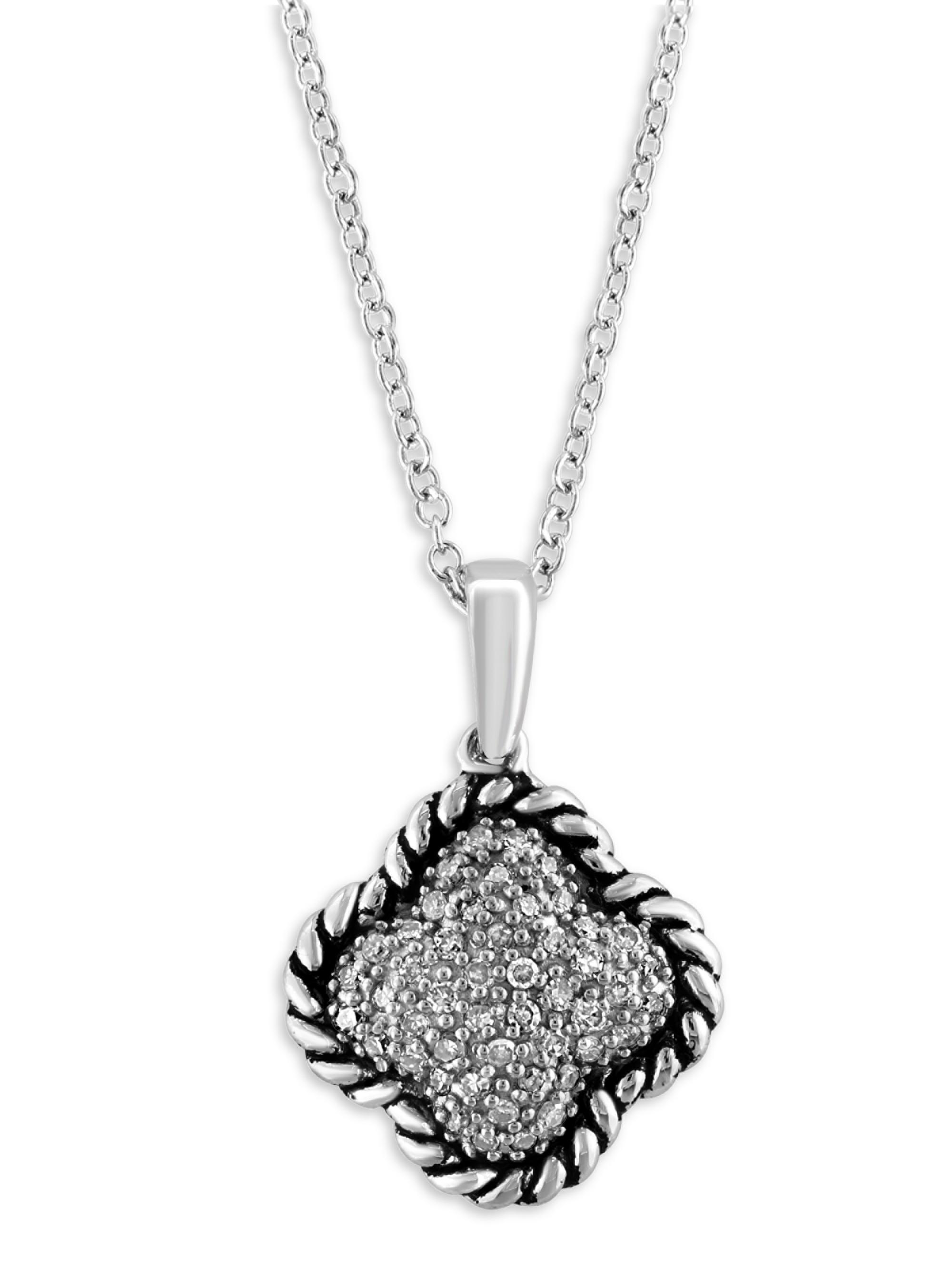 Click here for Effy Eny Womens Sterling Silver & 0.23 TCW Diamond... prices