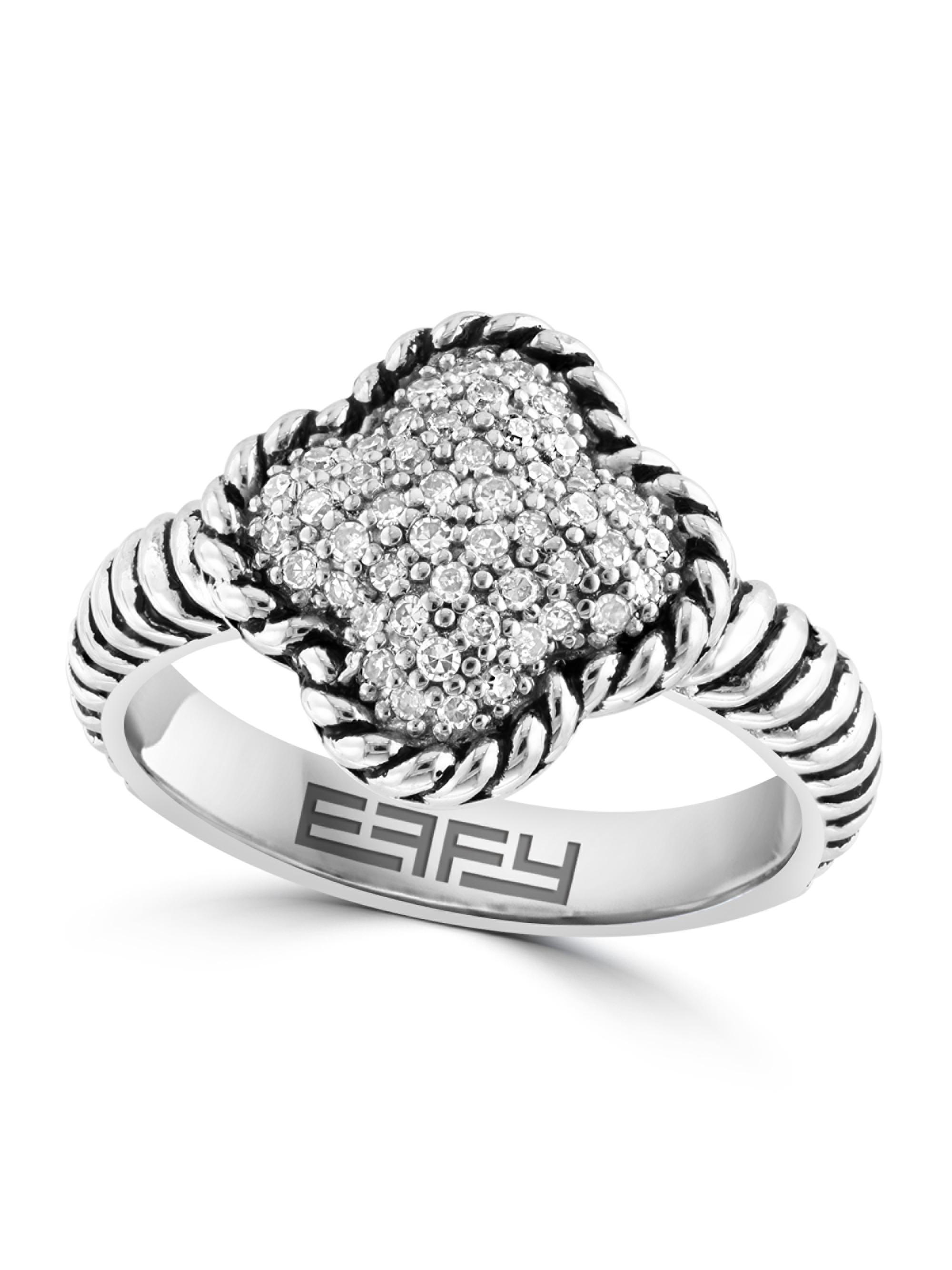 Click here for Effy Eny Womens Sterling Silver & 0.23 TCW Diamond... prices