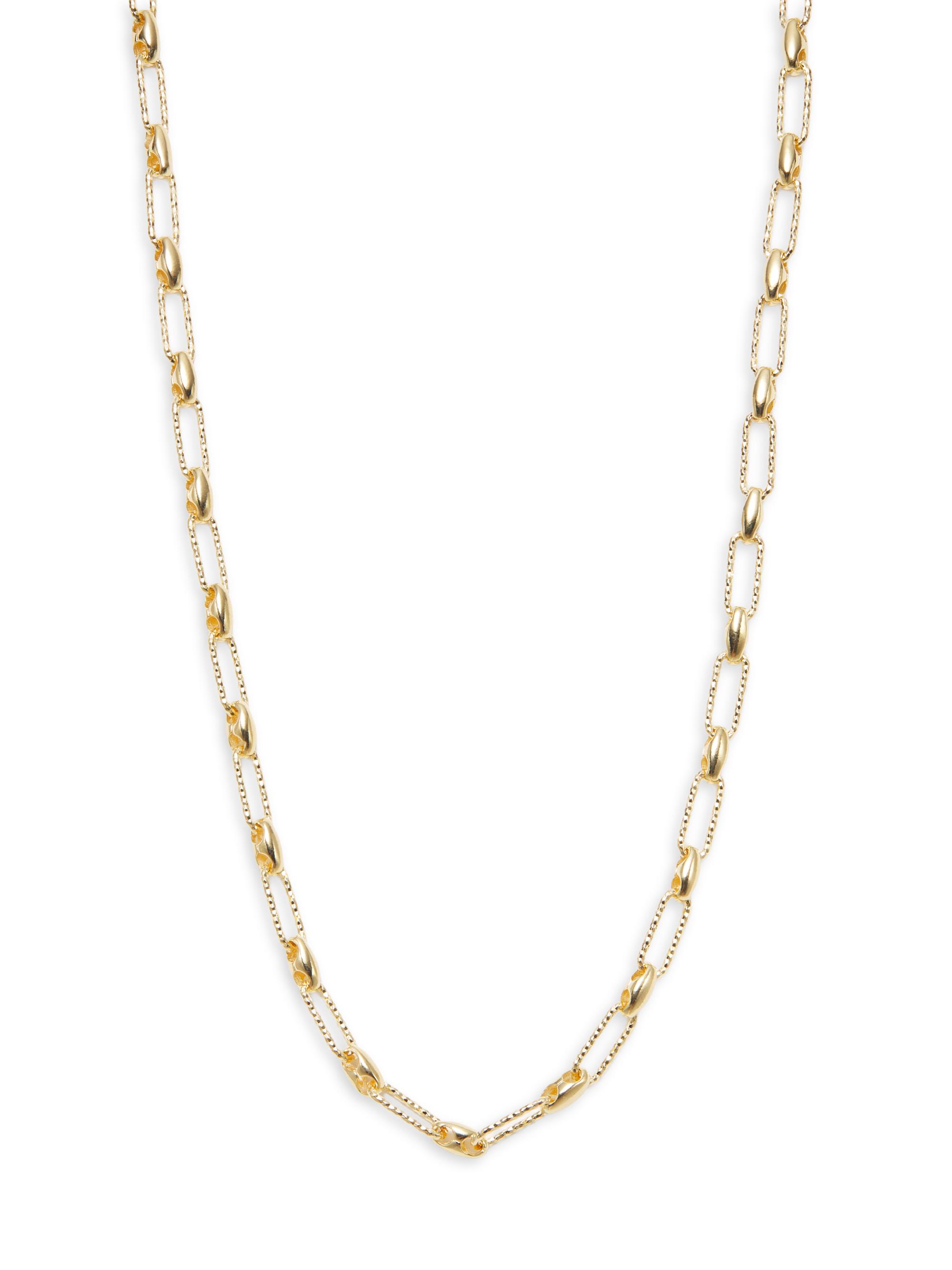 Click here for Effy Mens 14K Goldplated Sterling Silver Link Neck... prices