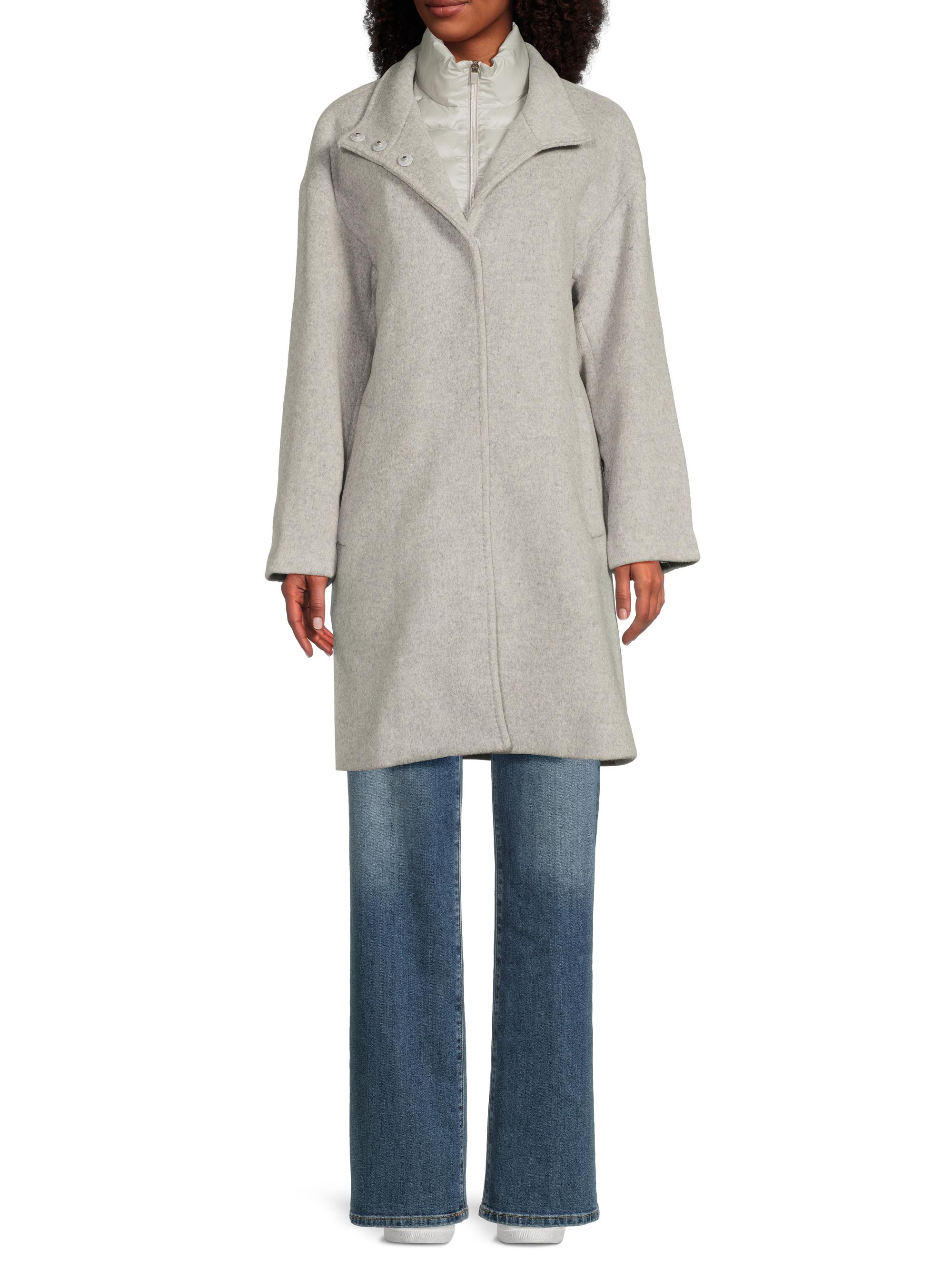 Click here for J. Mclaughlin Womens Stoll Drop Shoulder Wool-Blen... prices