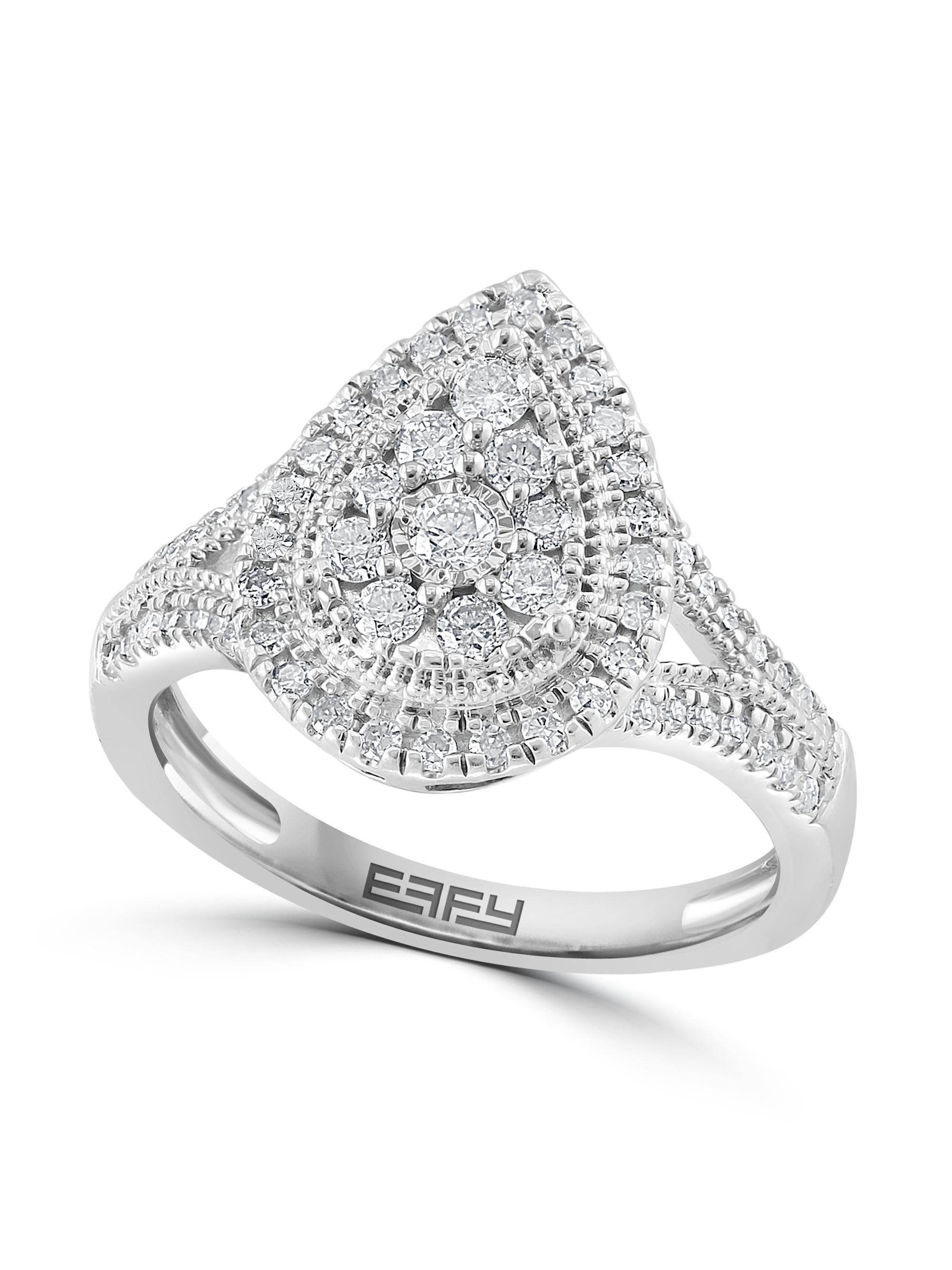 Click here for Effy Eny Womens Sterling Silver & 0.59 TCW Diamond... prices