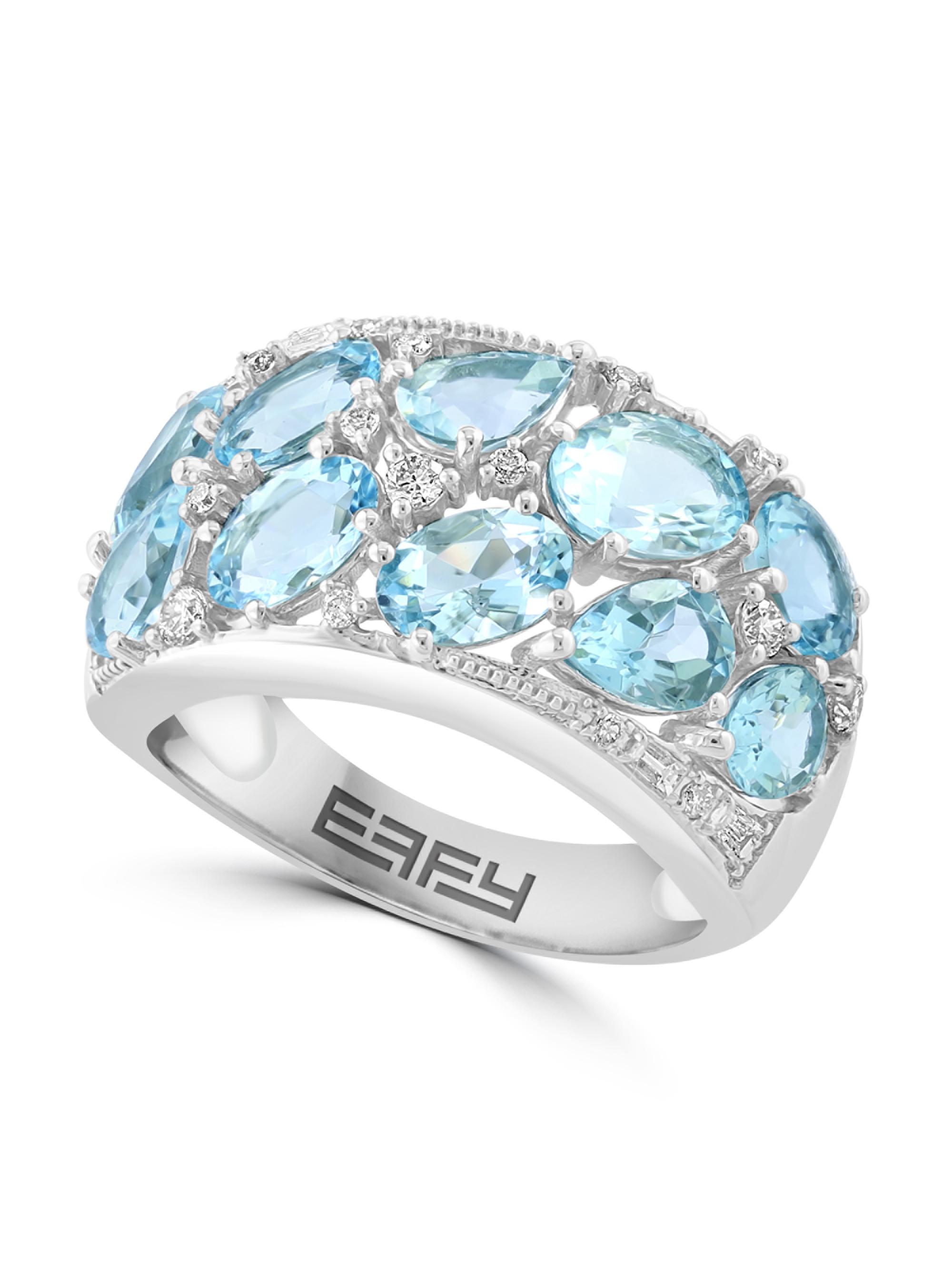 Click here for Effy Womens 14K White Gold & 4.50 TCW Aquamarine &... prices