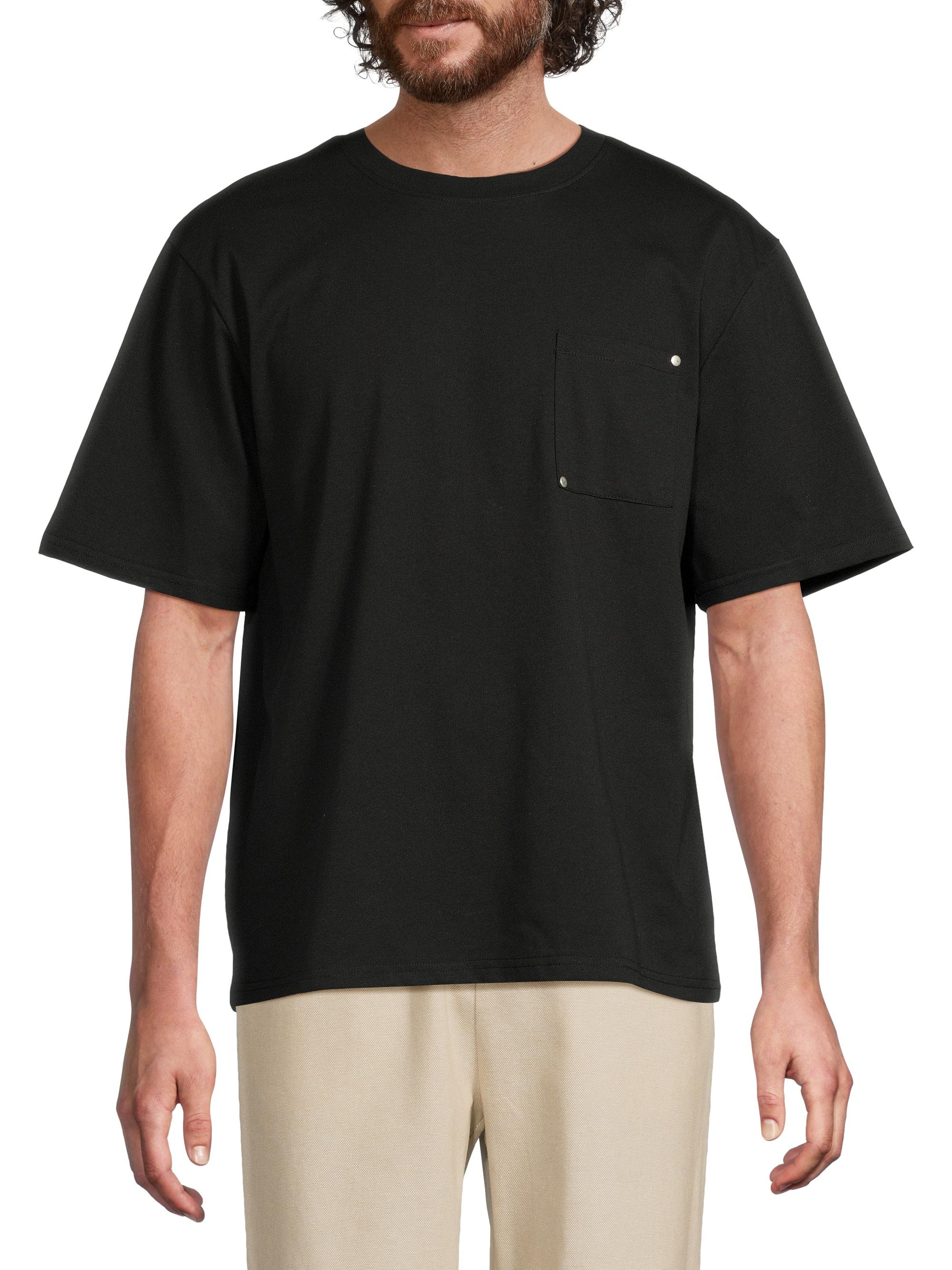 Click here for Krost Mens Crewneck Solid T-Shirt - Black - Size M prices