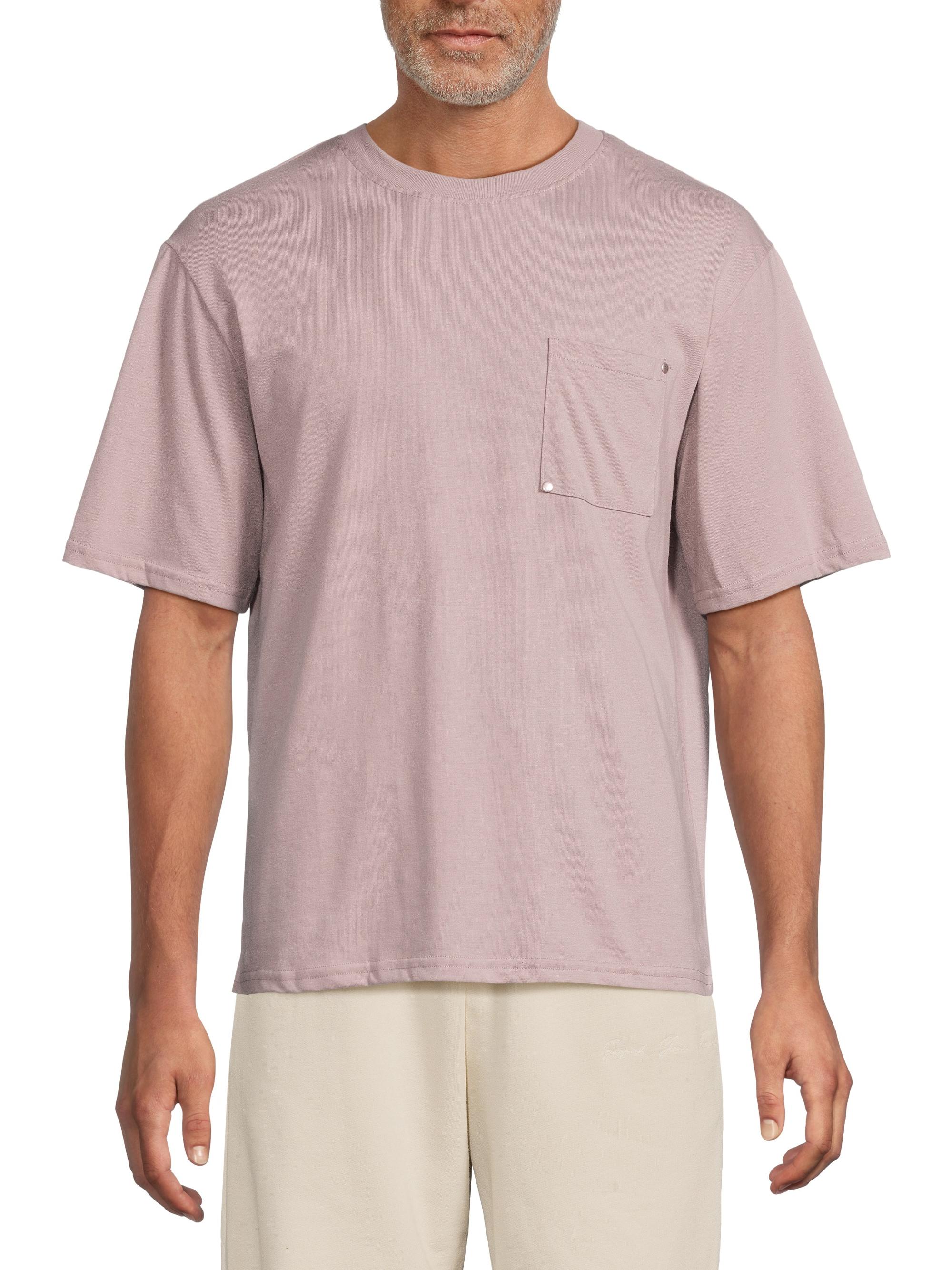 Click here for Krost Mens Crewneck Solid T-Shirt - Keepsake Lilac... prices