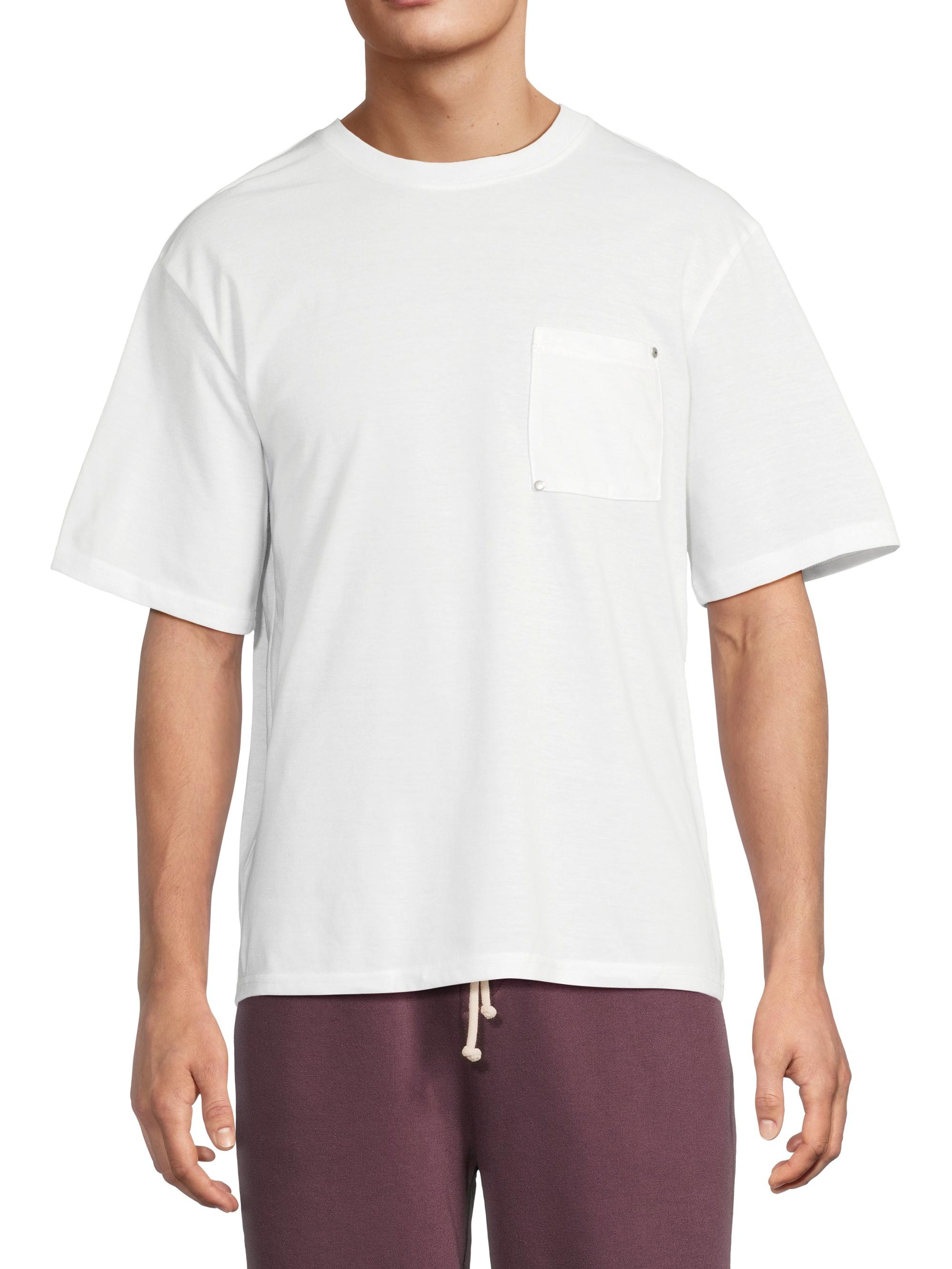 Click here for Krost Mens Crewneck Solid T-Shirt - White - Size X... prices