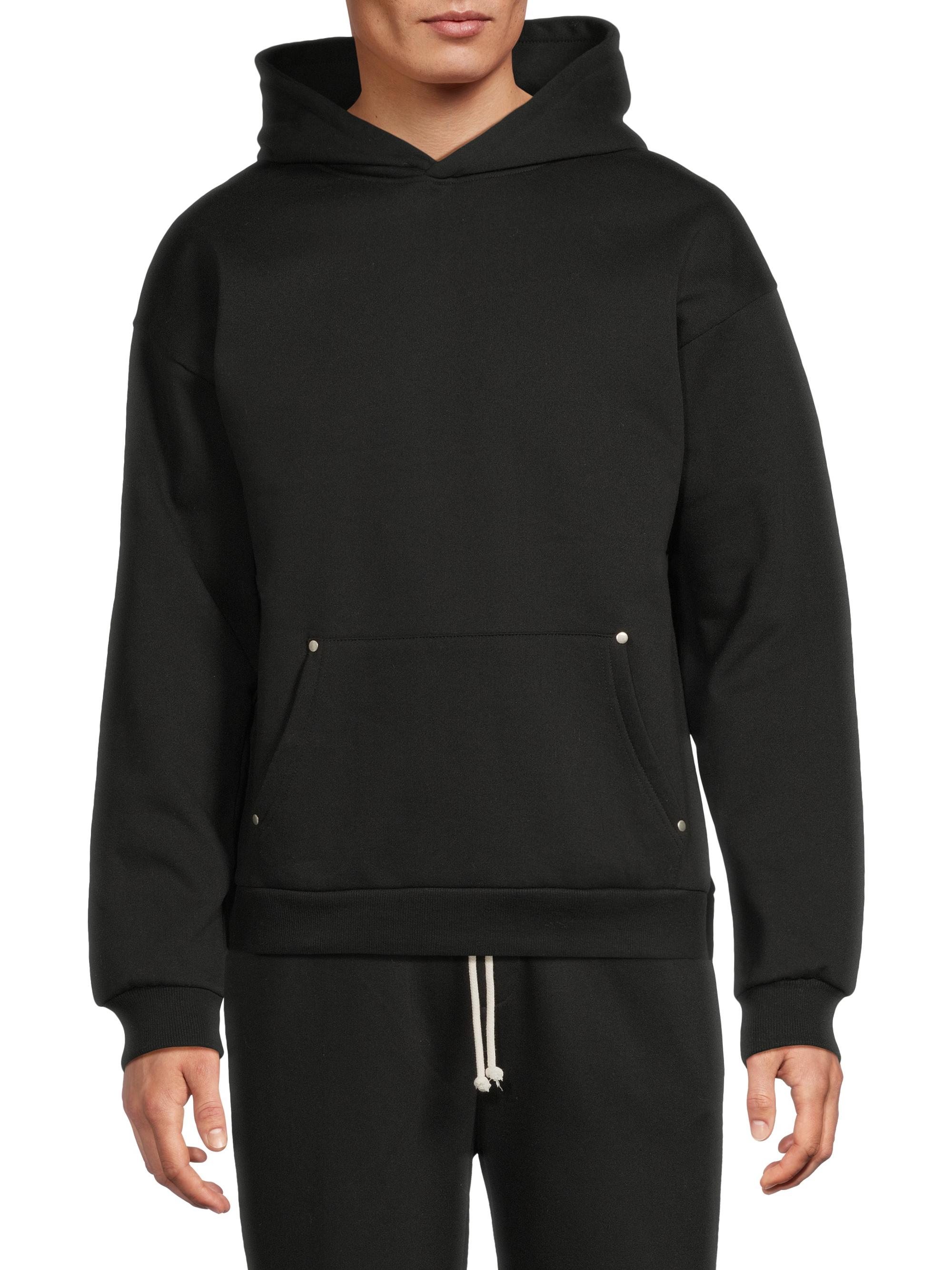 Click here for Krost Mens Friend Cotton-Blend Hoodie - Black - Si... prices