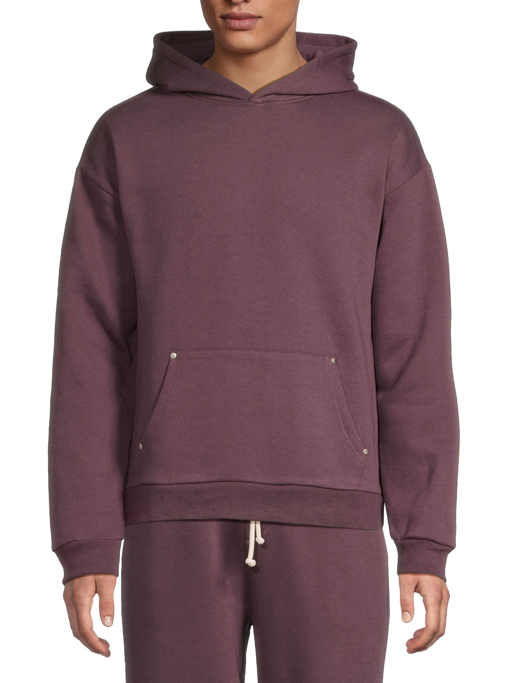 Click here for Krost Mens Friend Cotton-Blend Hoodie - Plum - Siz... prices