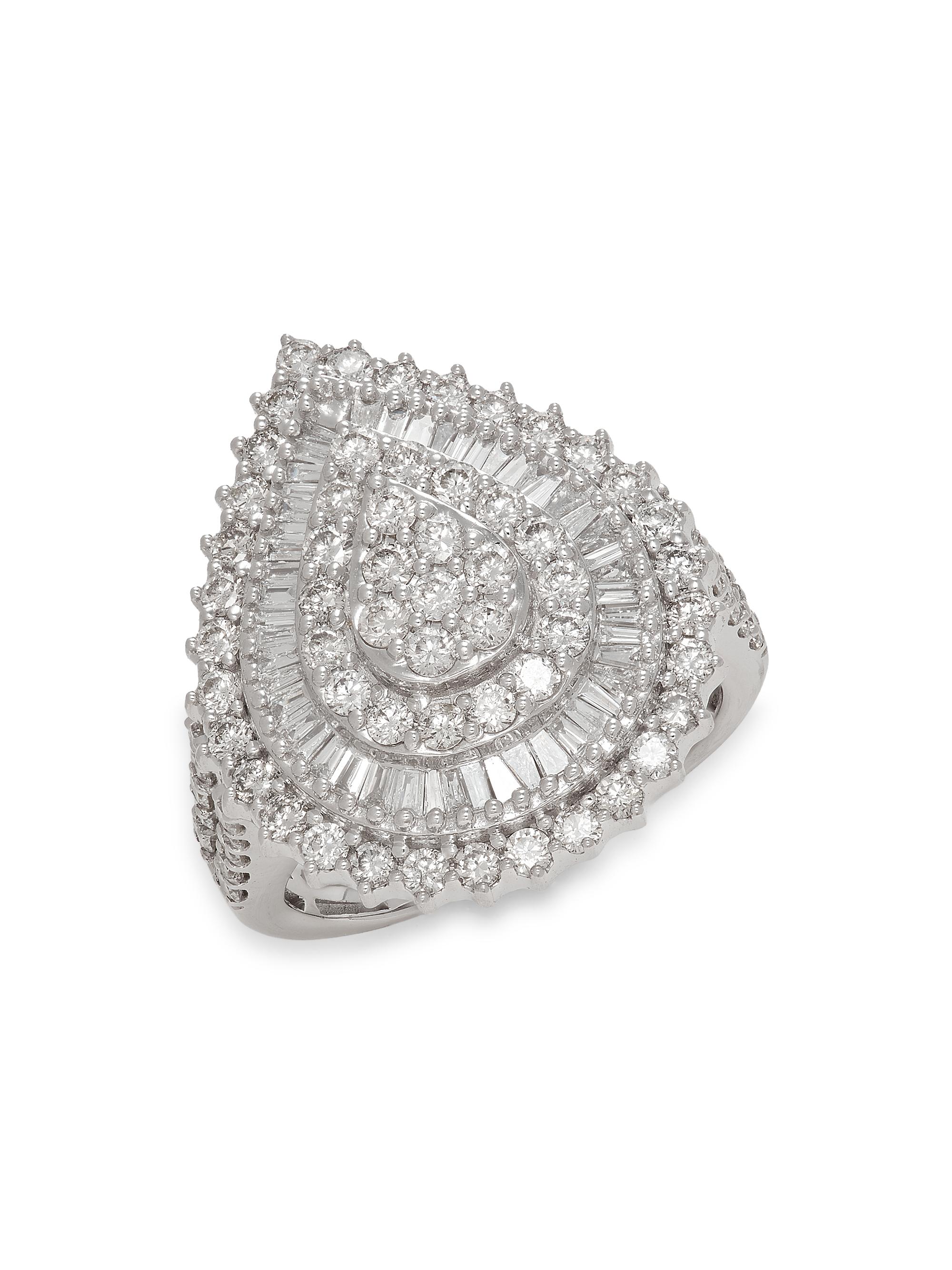 Click here for Effy Womens 14K White Gold & 1.92 TCW Diamond Ring... prices