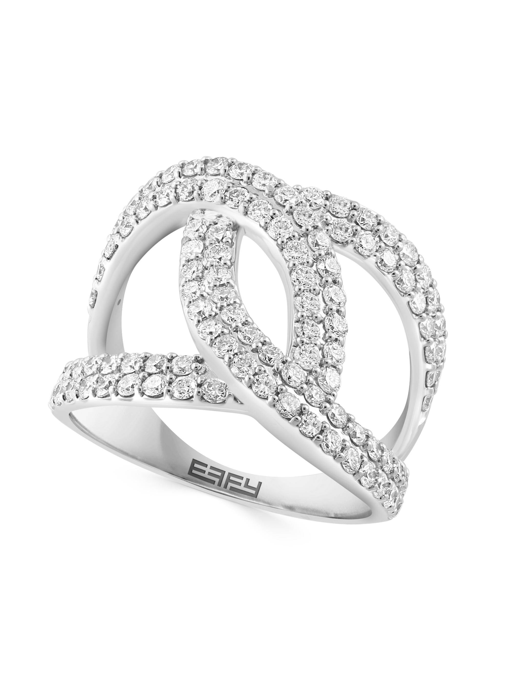 Click here for Effy Womens 14K White Gold & 1.44 TCW Diamond Ring... prices