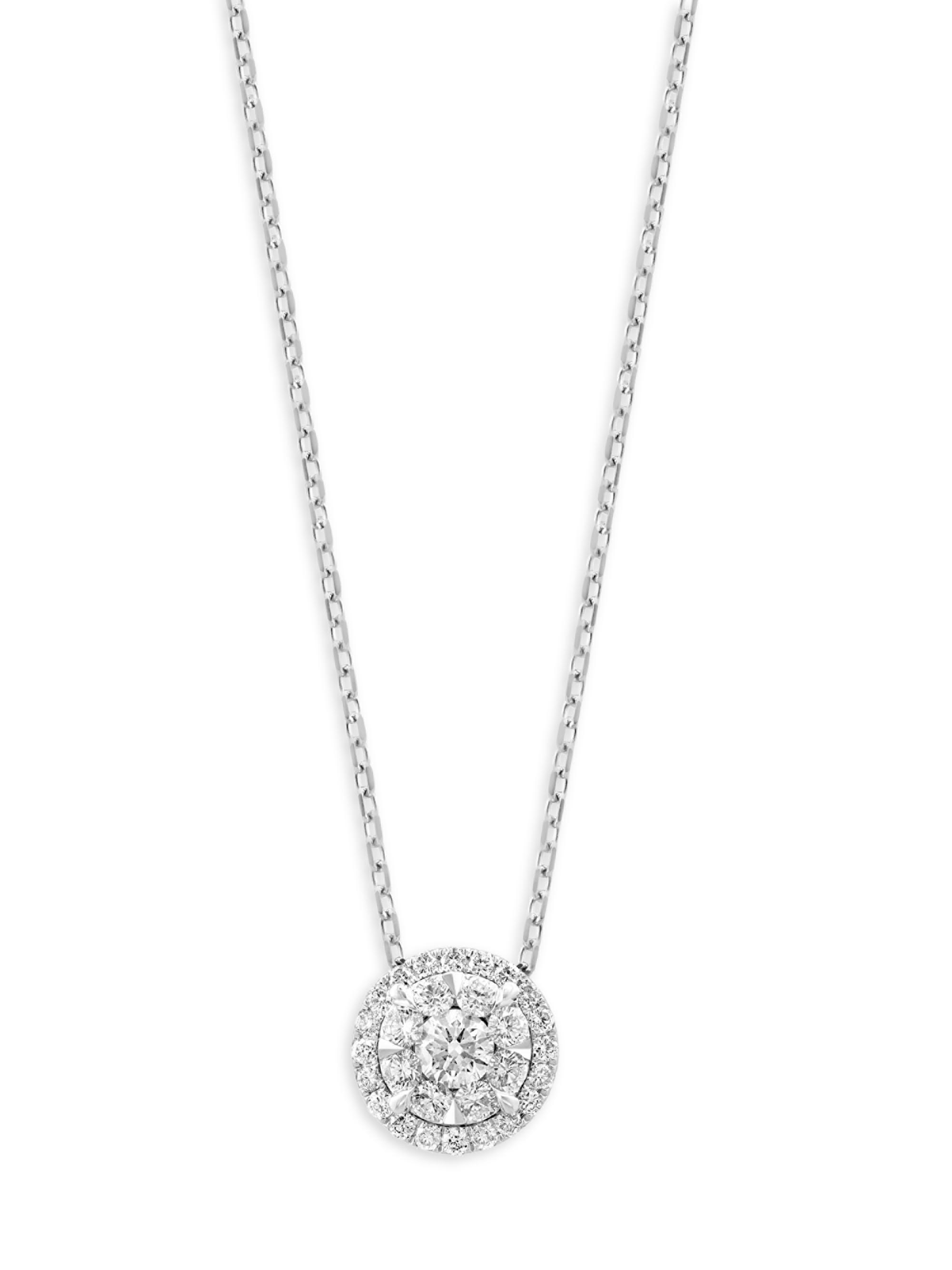 Click here for Effy Womens 14K White Gold & 0.71 TCW Diamond Neck... prices