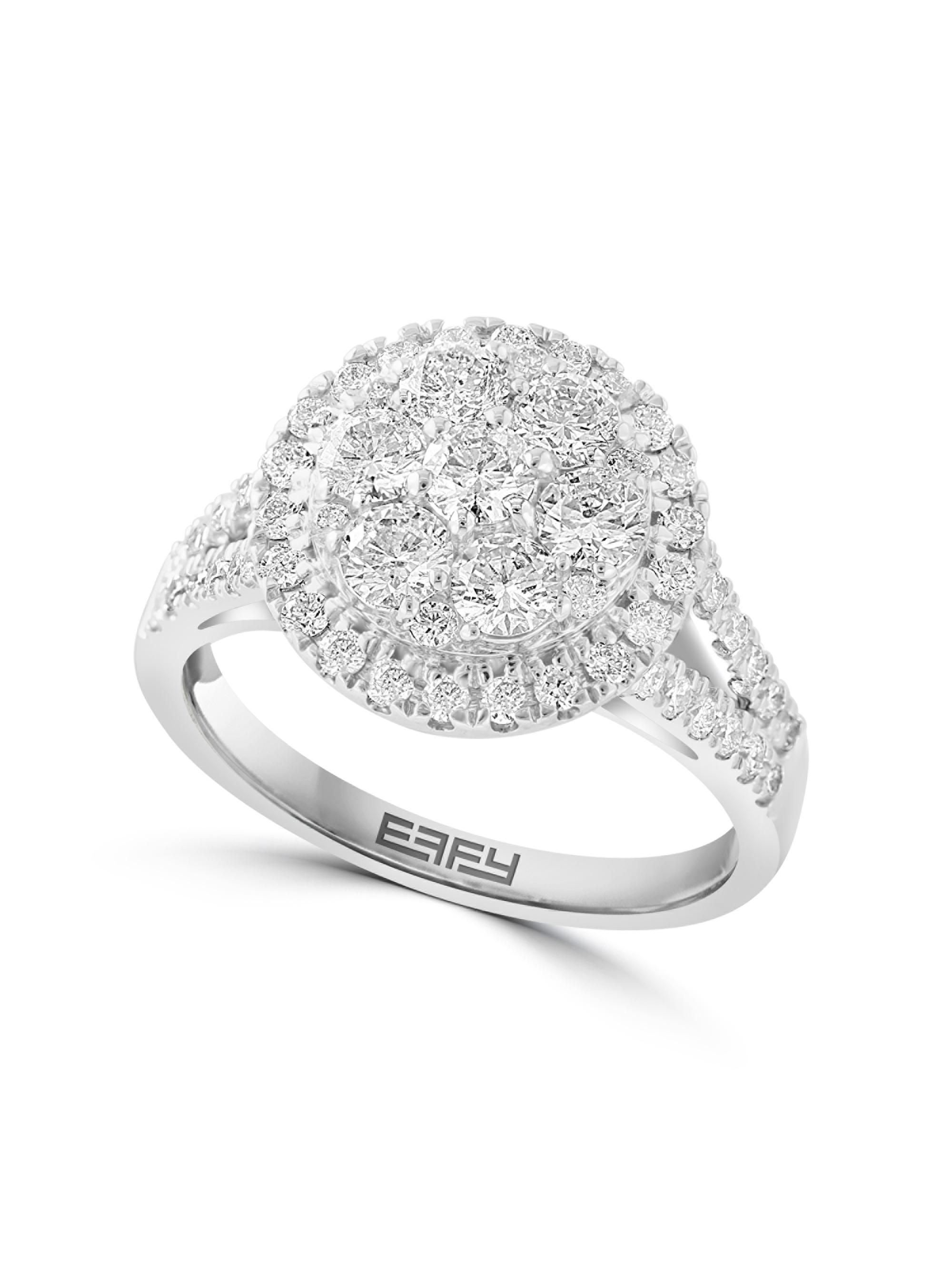Click here for Effy Womens 14K White Gold & 1.46 TCW Diamond Ring... prices