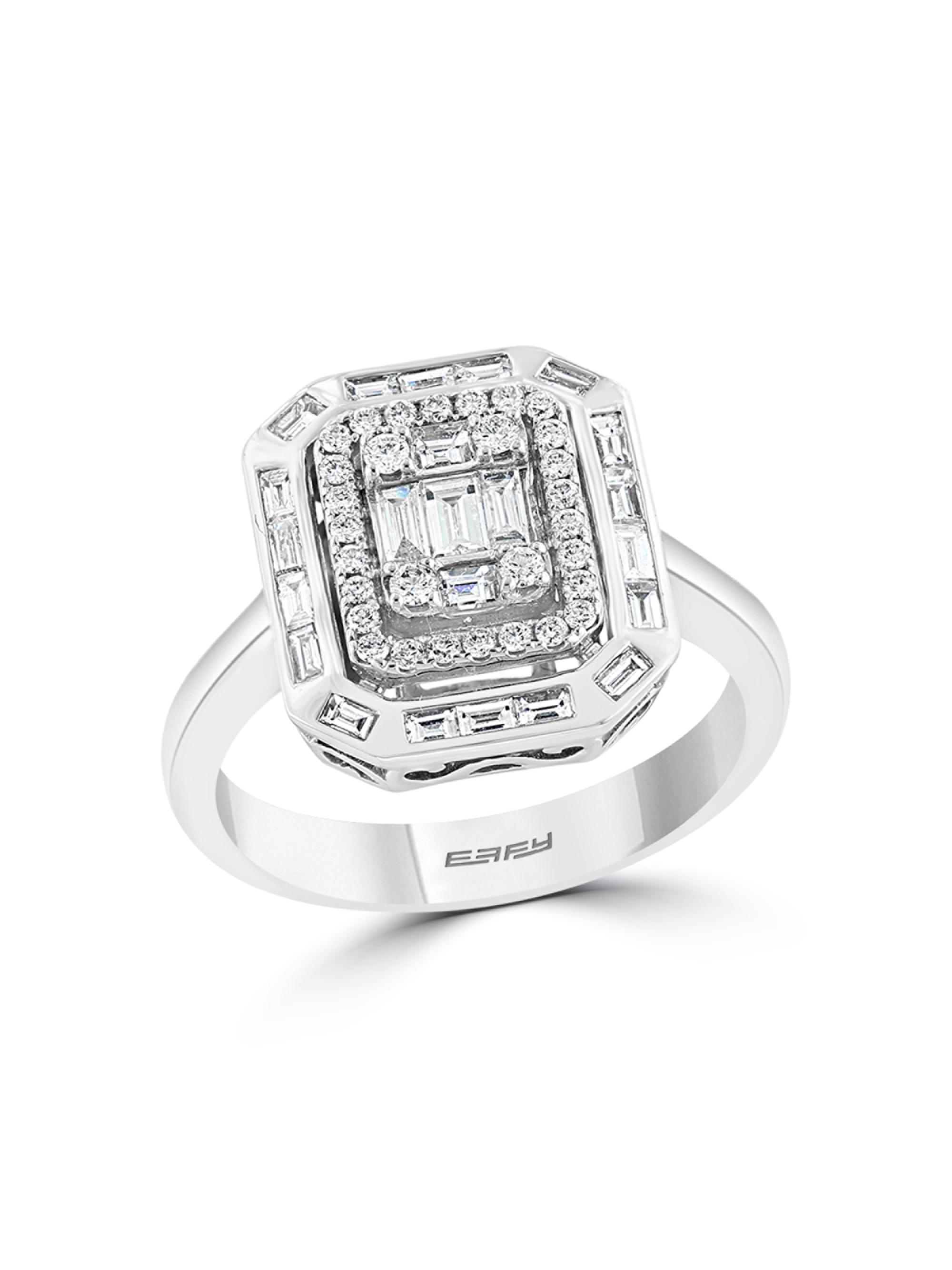 Click here for Effy Womens 14K White Gold & 0.72 TCW Diamond Ring... prices