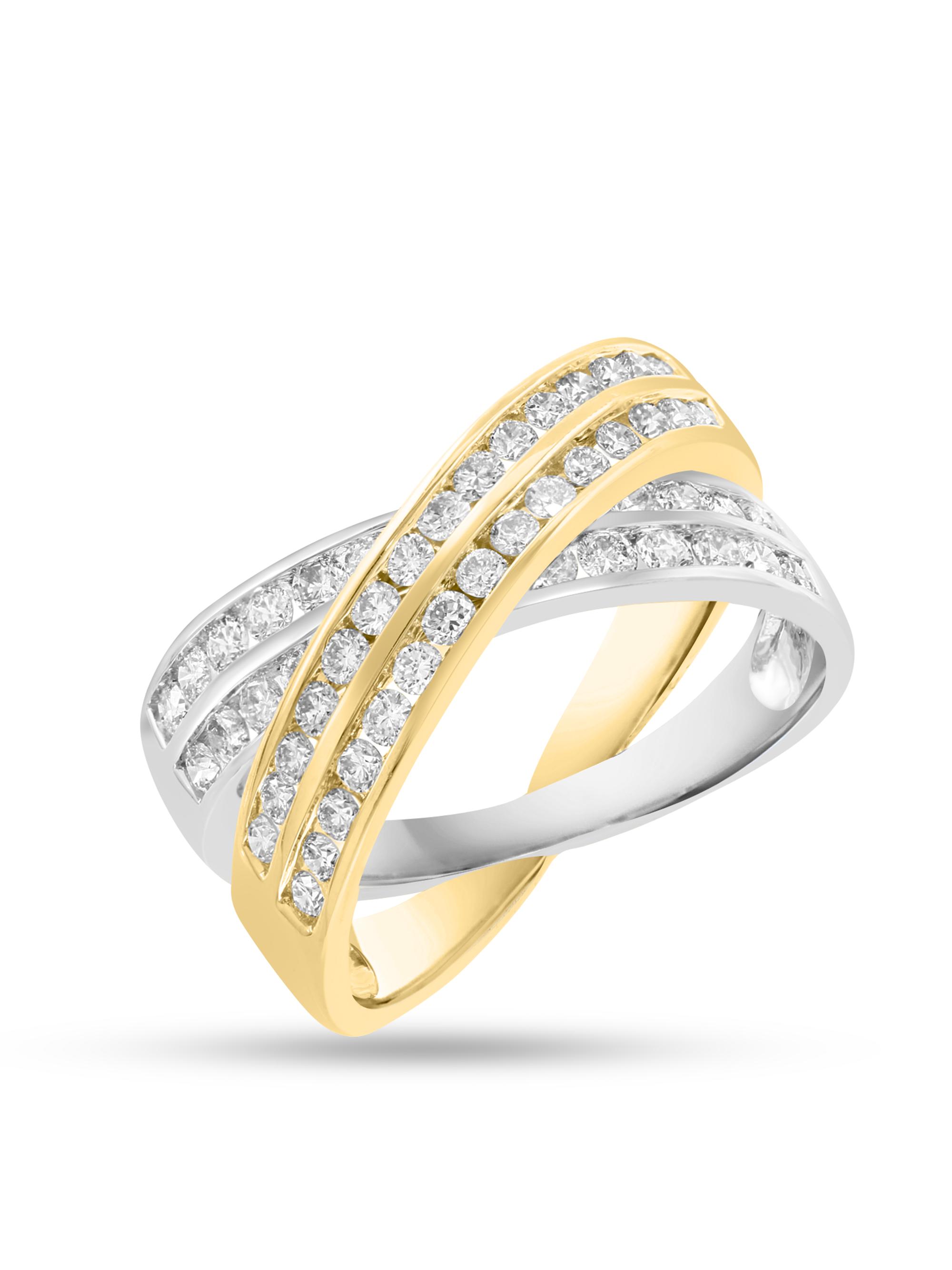 Click here for Effy Womens 14K Two-Tone Gold & 0.98 TCW Diamond R... prices