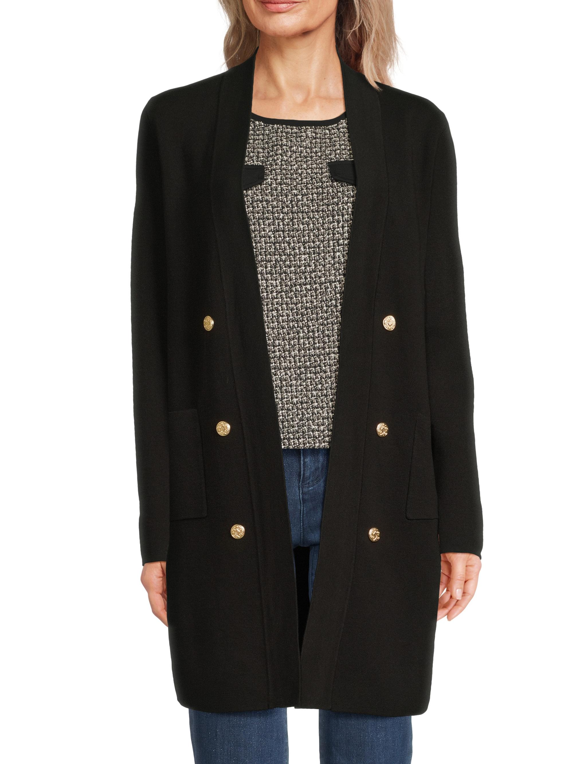 Click here for Karl Lagerfeld Paris Womens Longline Open Front Ca... prices