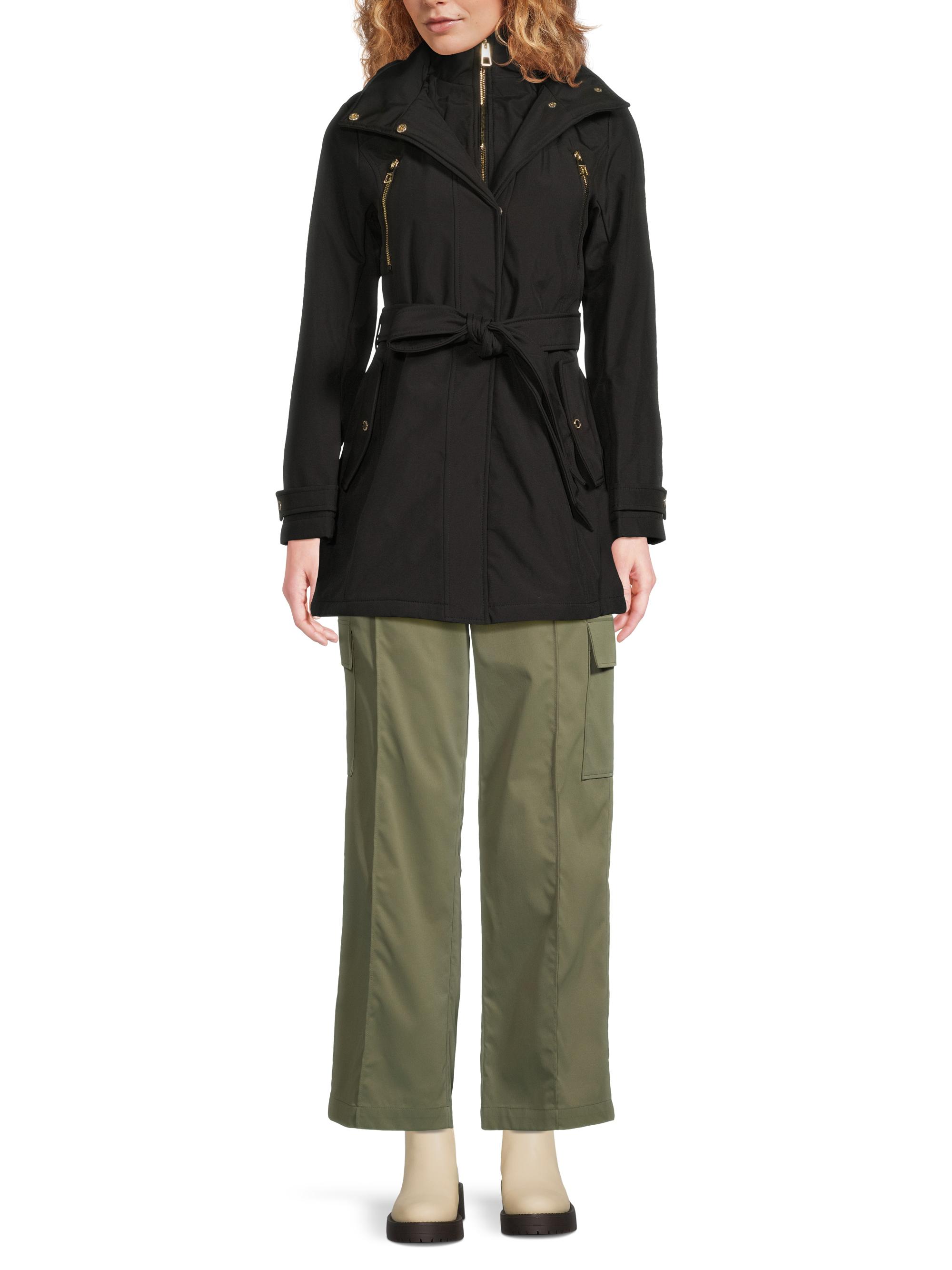 Click here for Bcbgeneration Womens Missy Tie-Waist Hooded Jacket... prices