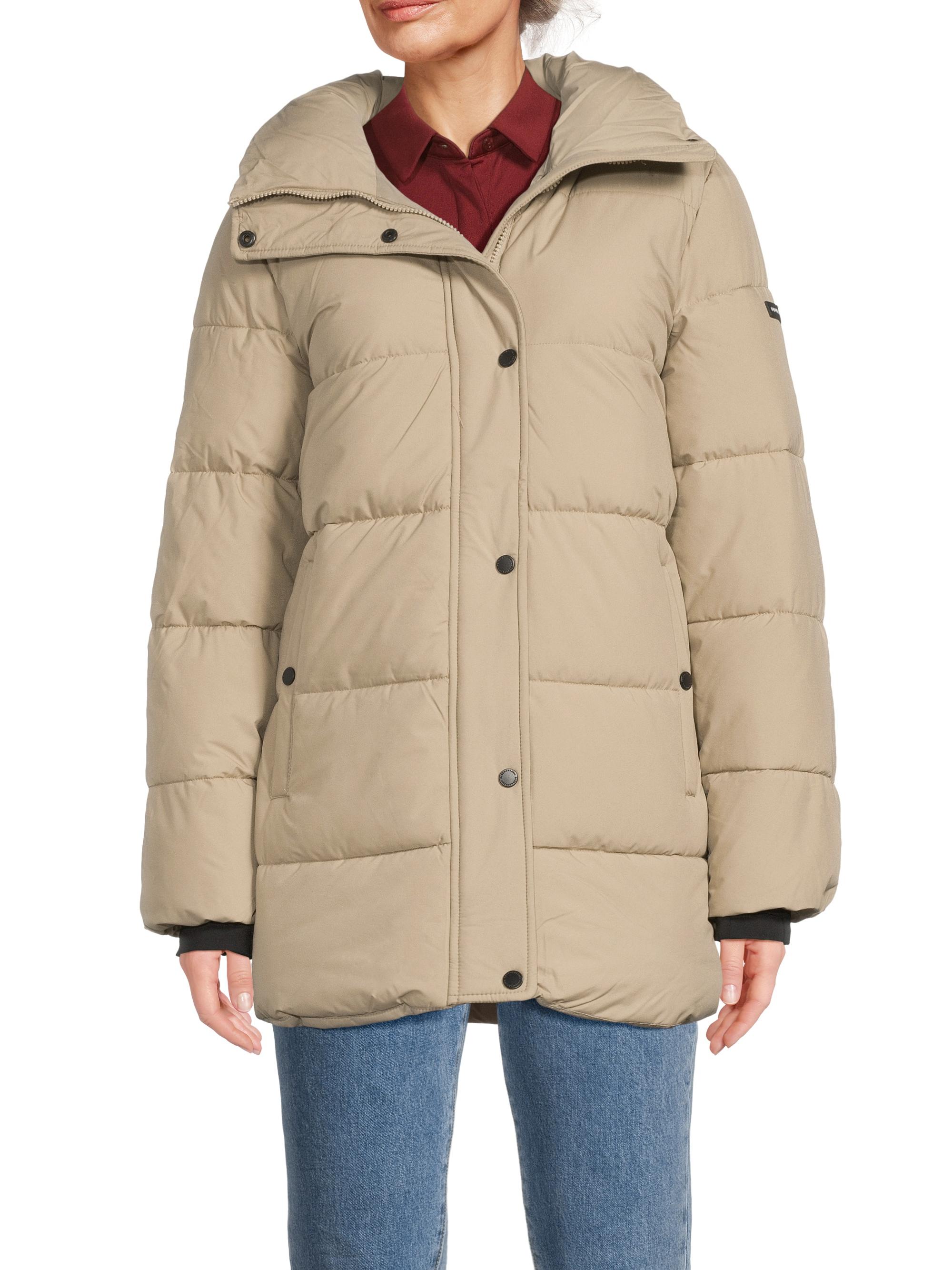 Click here for Bcbgeneration Womens Hooded Matte Puffer Jacket -... prices