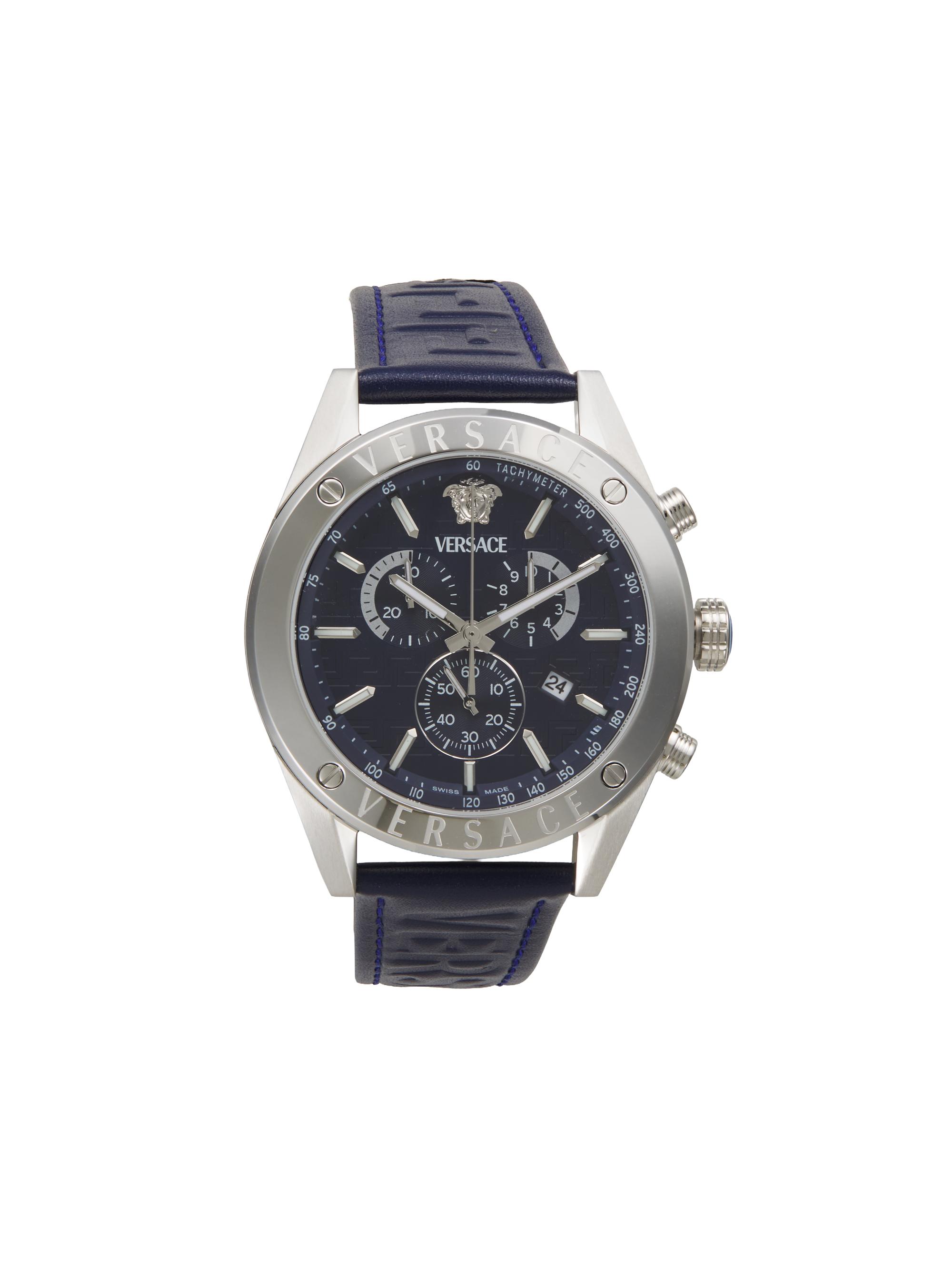 Click here for Versace Mens Athletic Chrono Stainless Steel & Cal... prices