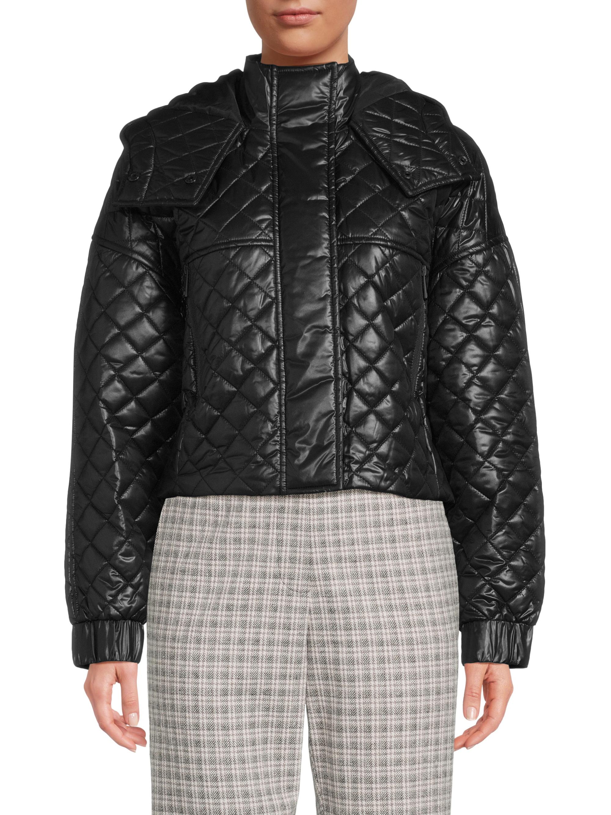 Click here for Bcbgeneration Womens Quilted Jacket - Black - Size... prices