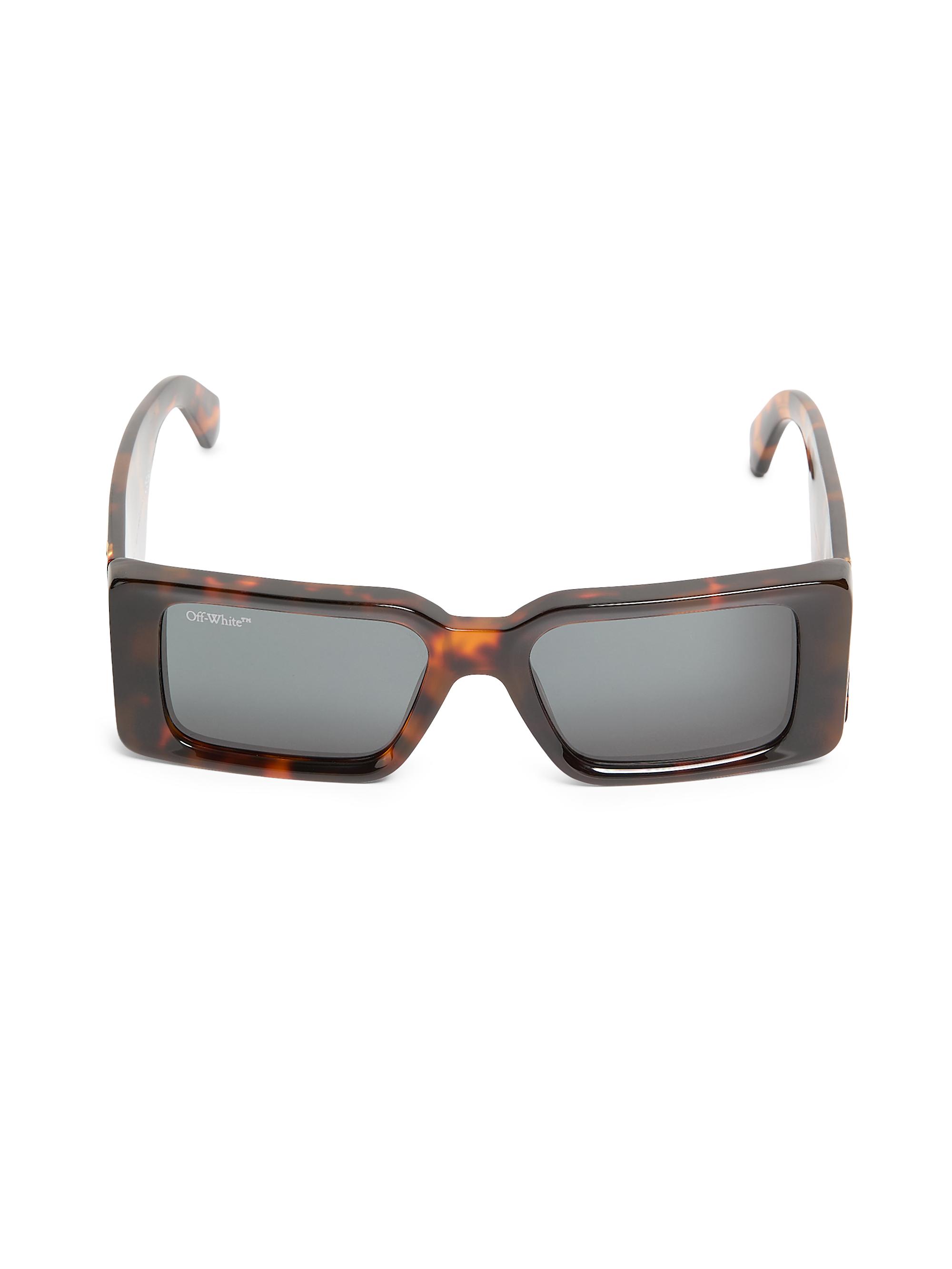 Click here for Off-White Womens Virgil 54MM Solid Lens Square Pla... prices