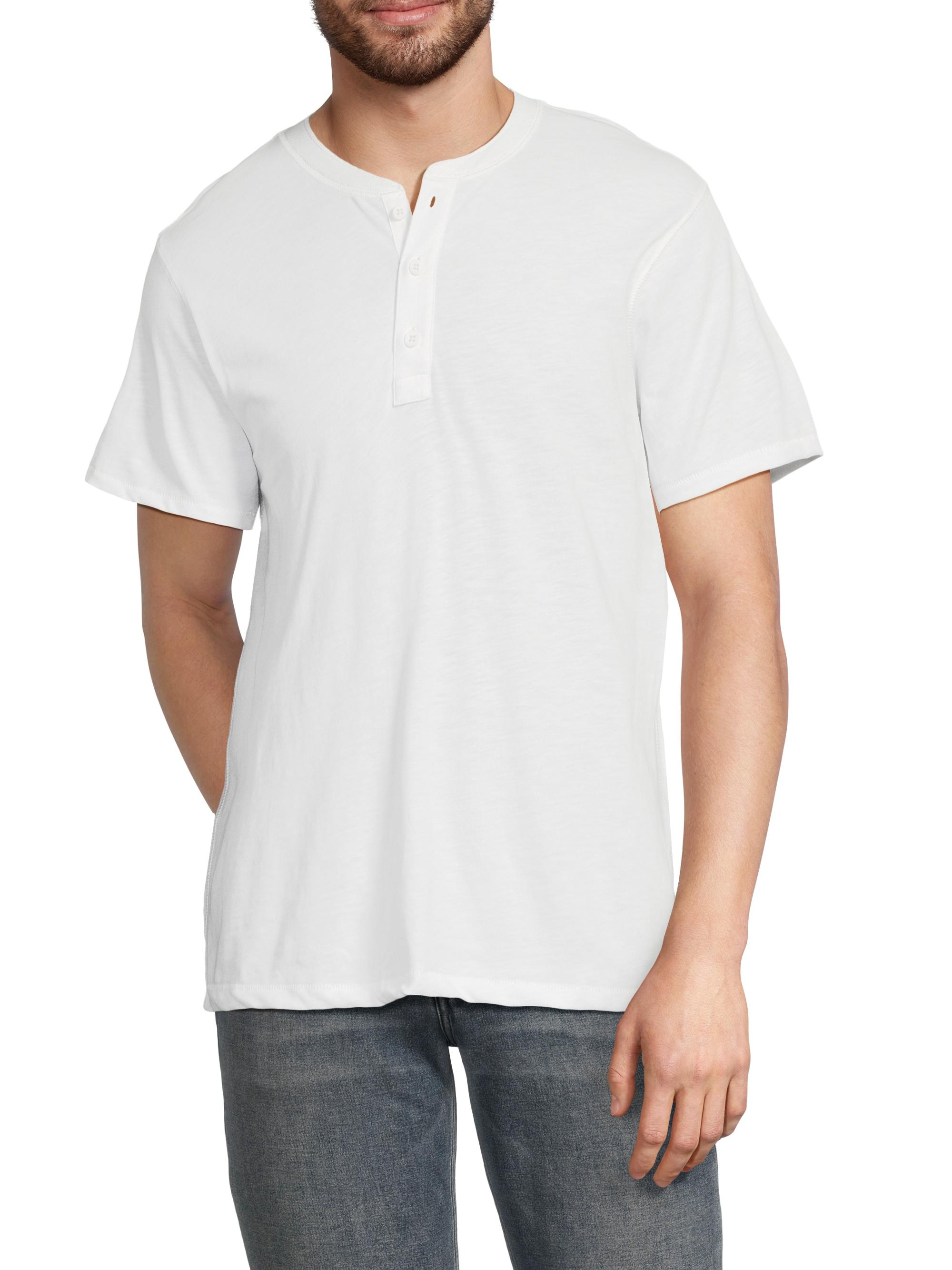 Click here for Rag & Bone Mens Classic Slub Cotton Henley - White... prices