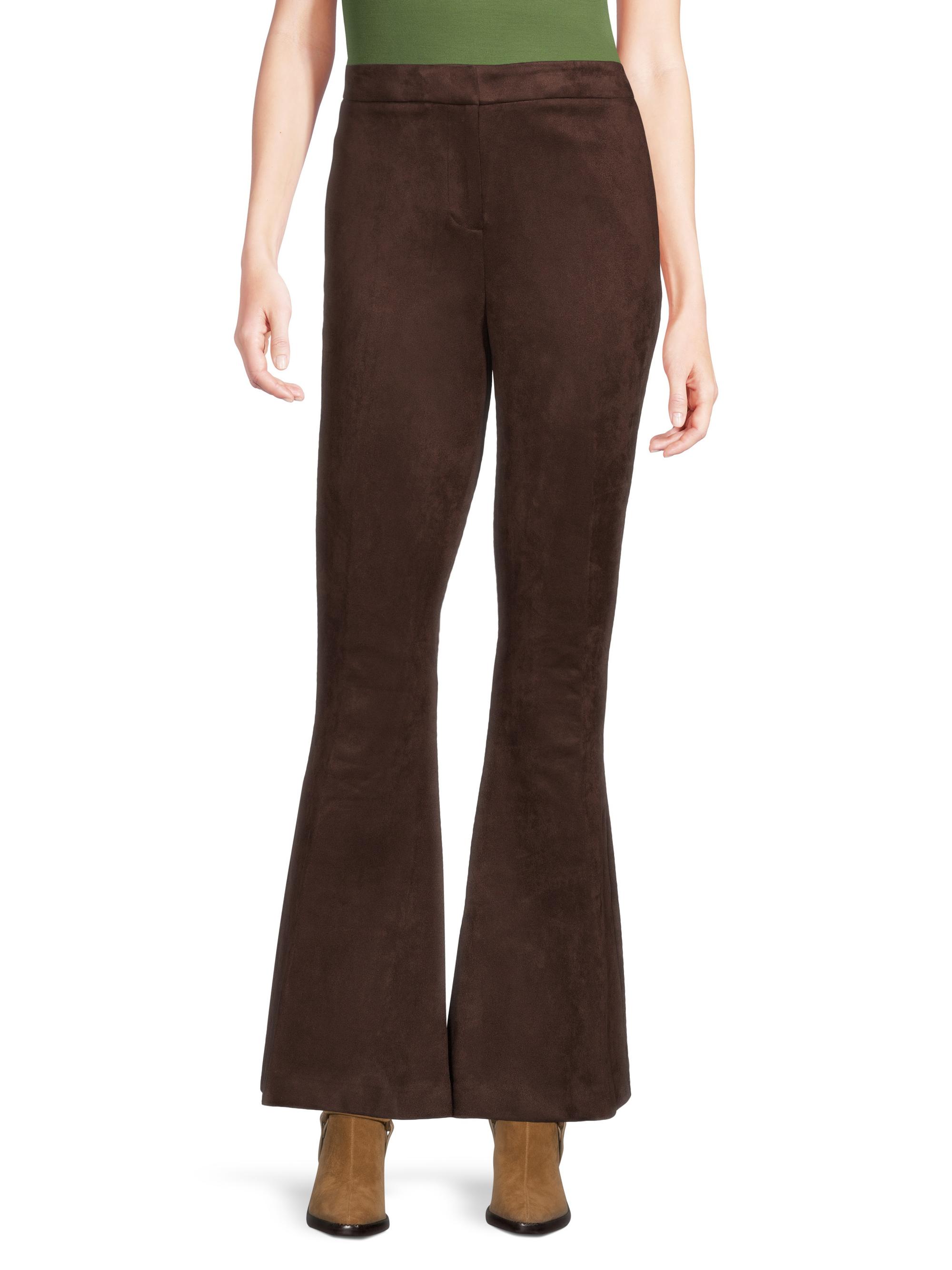 Bcbg Womens Solid Bootcut Pants - Truffle - Size 8
