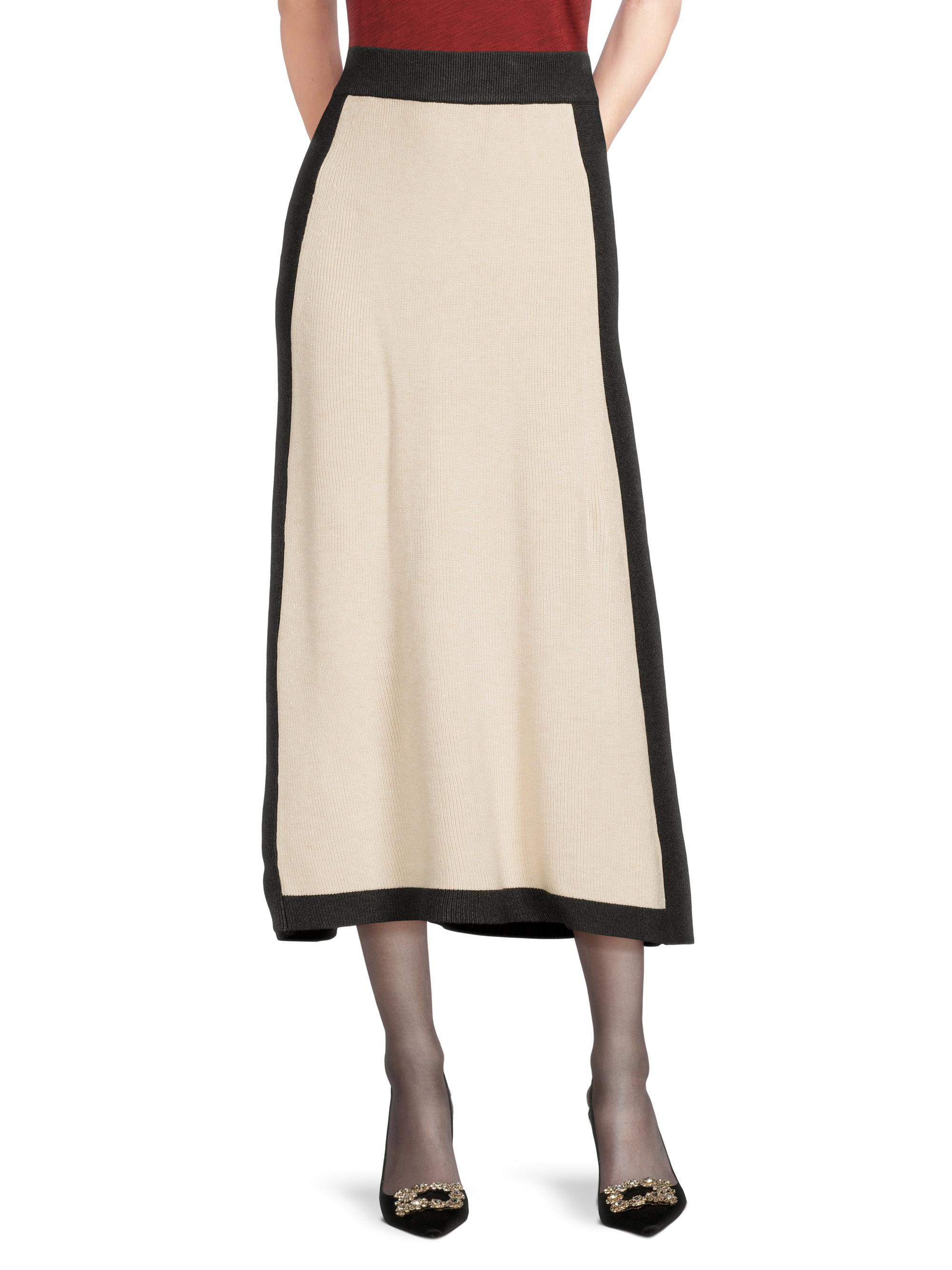 Click here for AK Collection by Yal Womens Contrast Trim Rib-Knit... prices