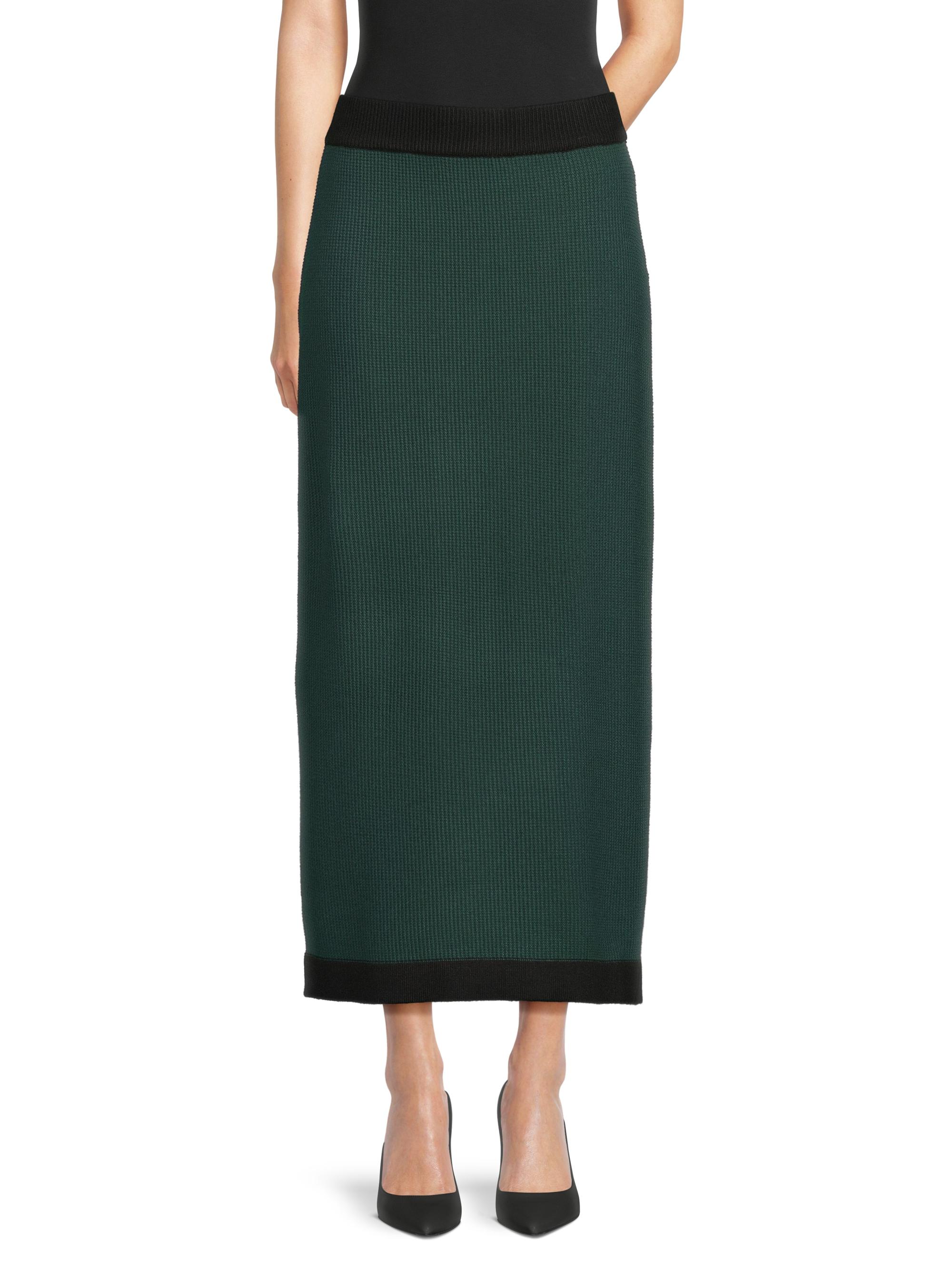 Click here for Yal New York Womens Sheath Maxi Skirt - Black Gree... prices