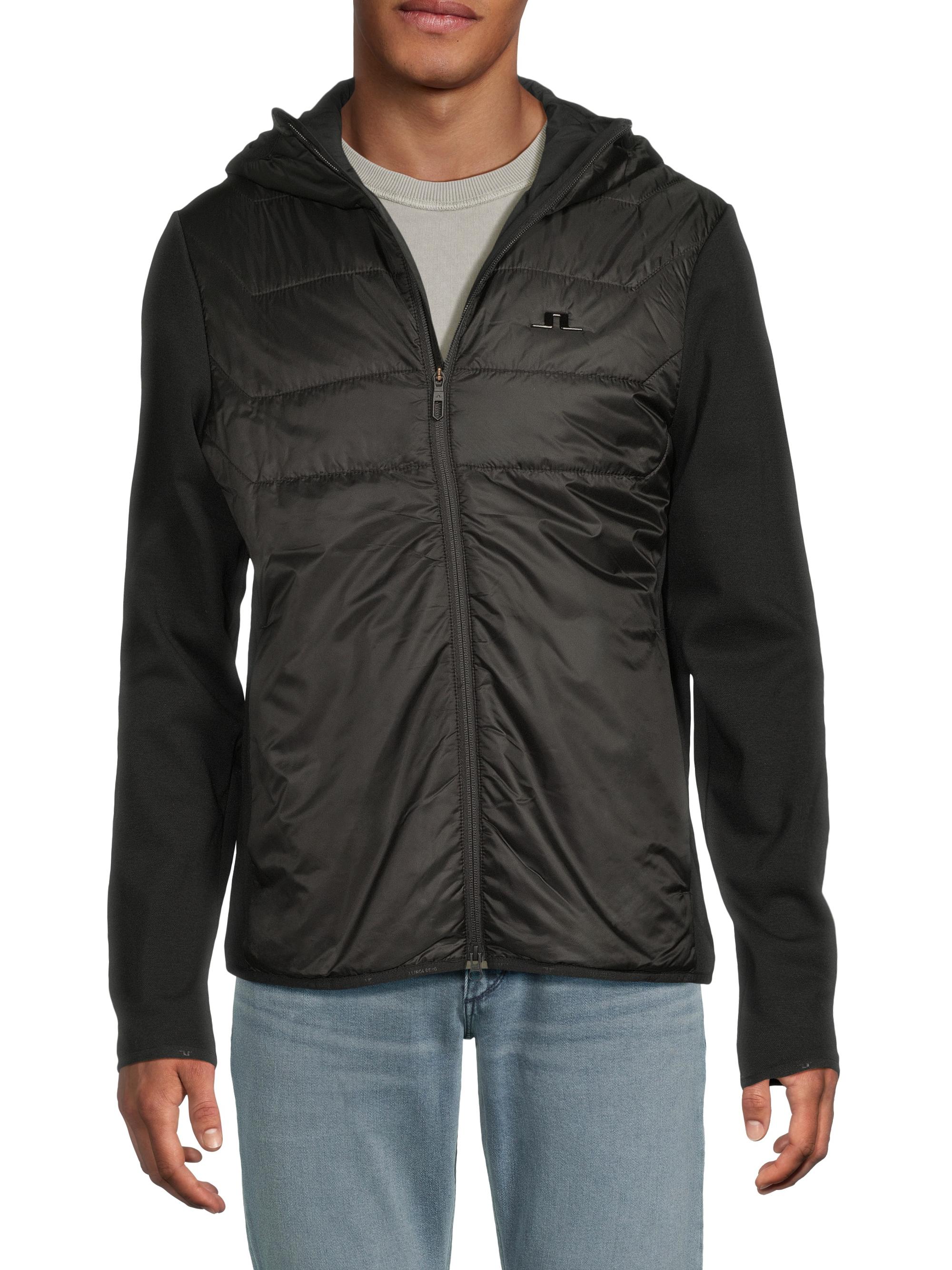 Click here for J. Lindeberg Mens Gregory Mixed-Media Hooded Jacke... prices