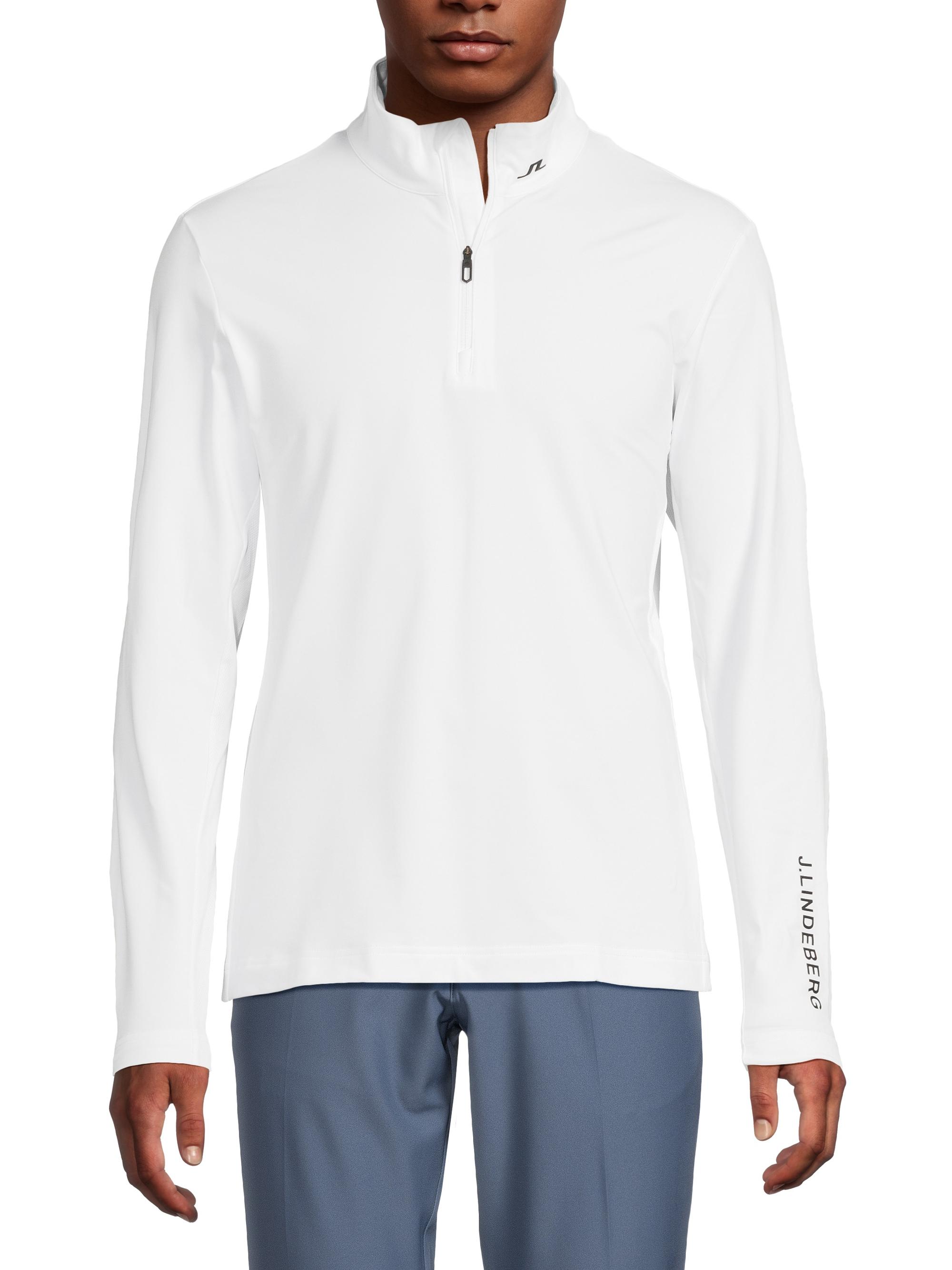 Click here for J. Lindeberg Mens Tour Tech Mid-Layer Half-Zip Pul... prices