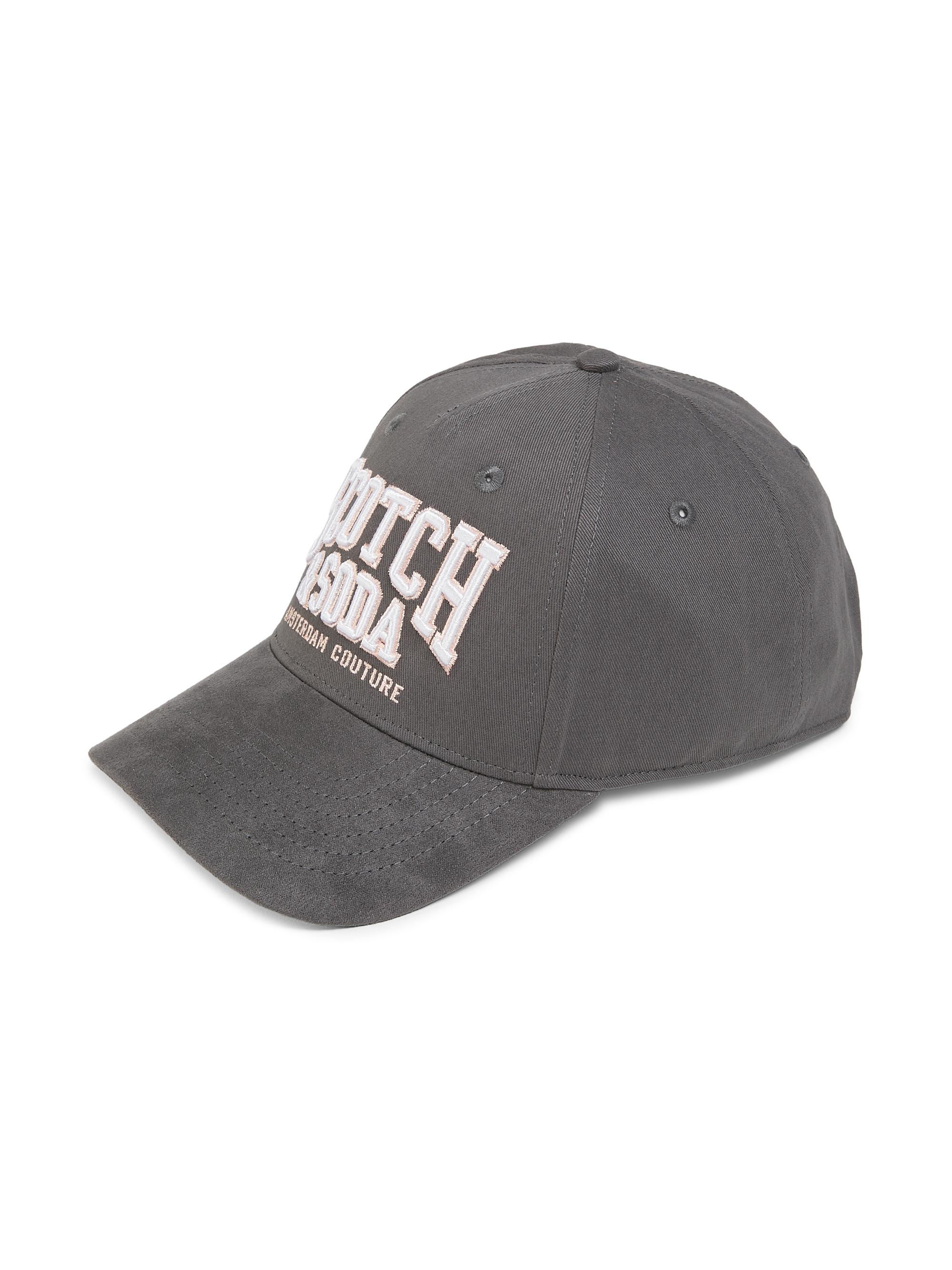 Click here for Scotch & Soda Mens Lively Logo Baseball Cap - Grey... prices
