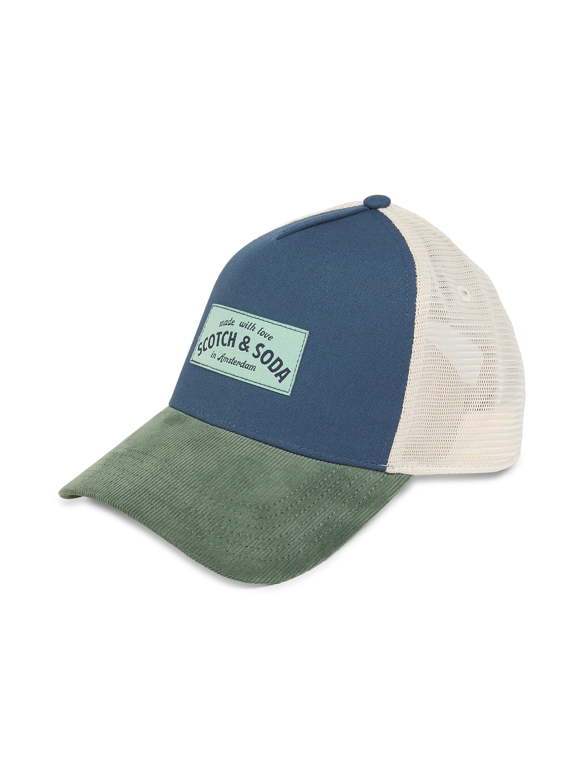 Click here for Scotch & Soda Mens Cater Colorblock Cotton Trucker... prices