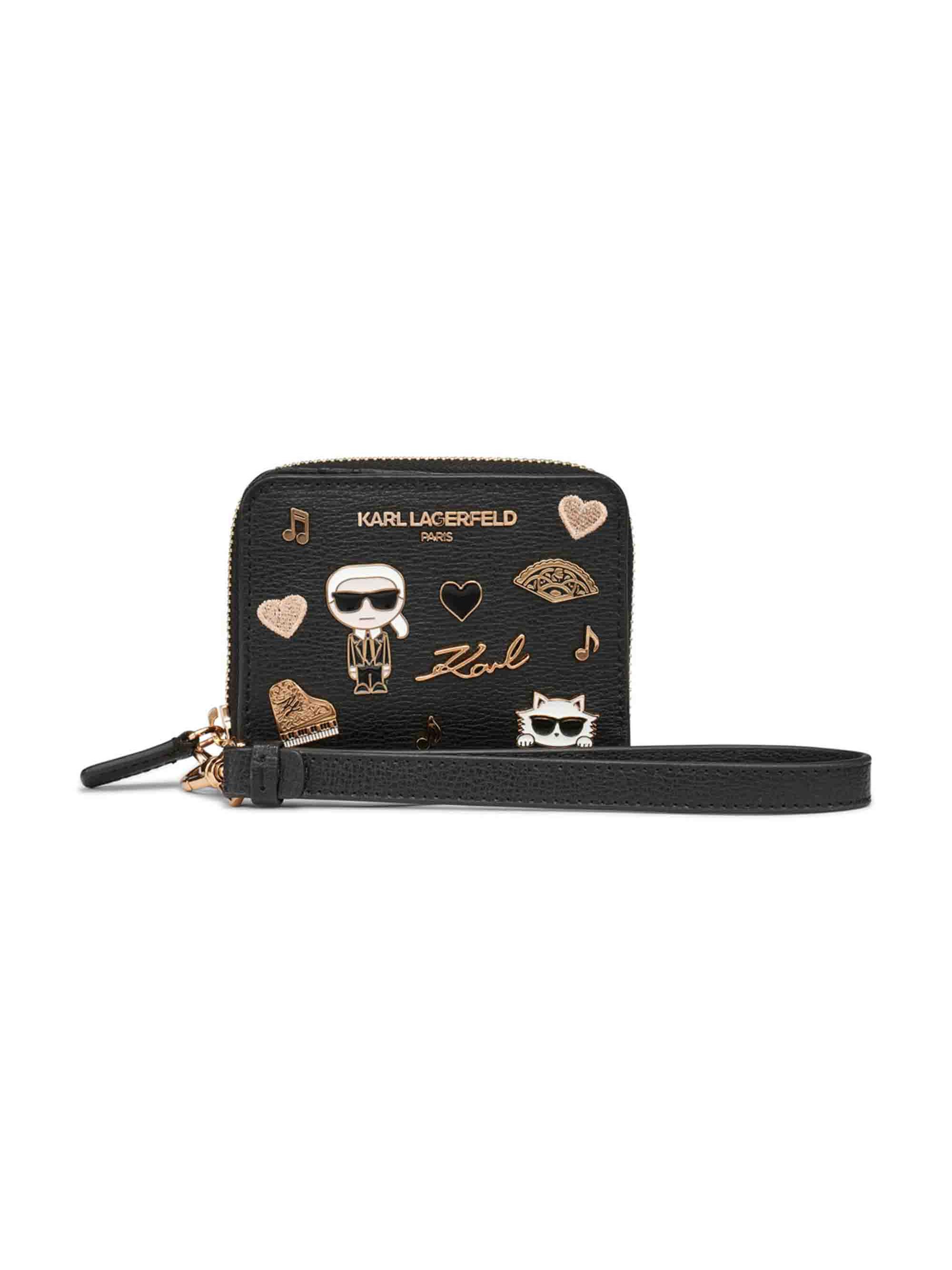 Click here for Karl Lagerfeld Paris Maybelle Wallet - Black/Gold prices