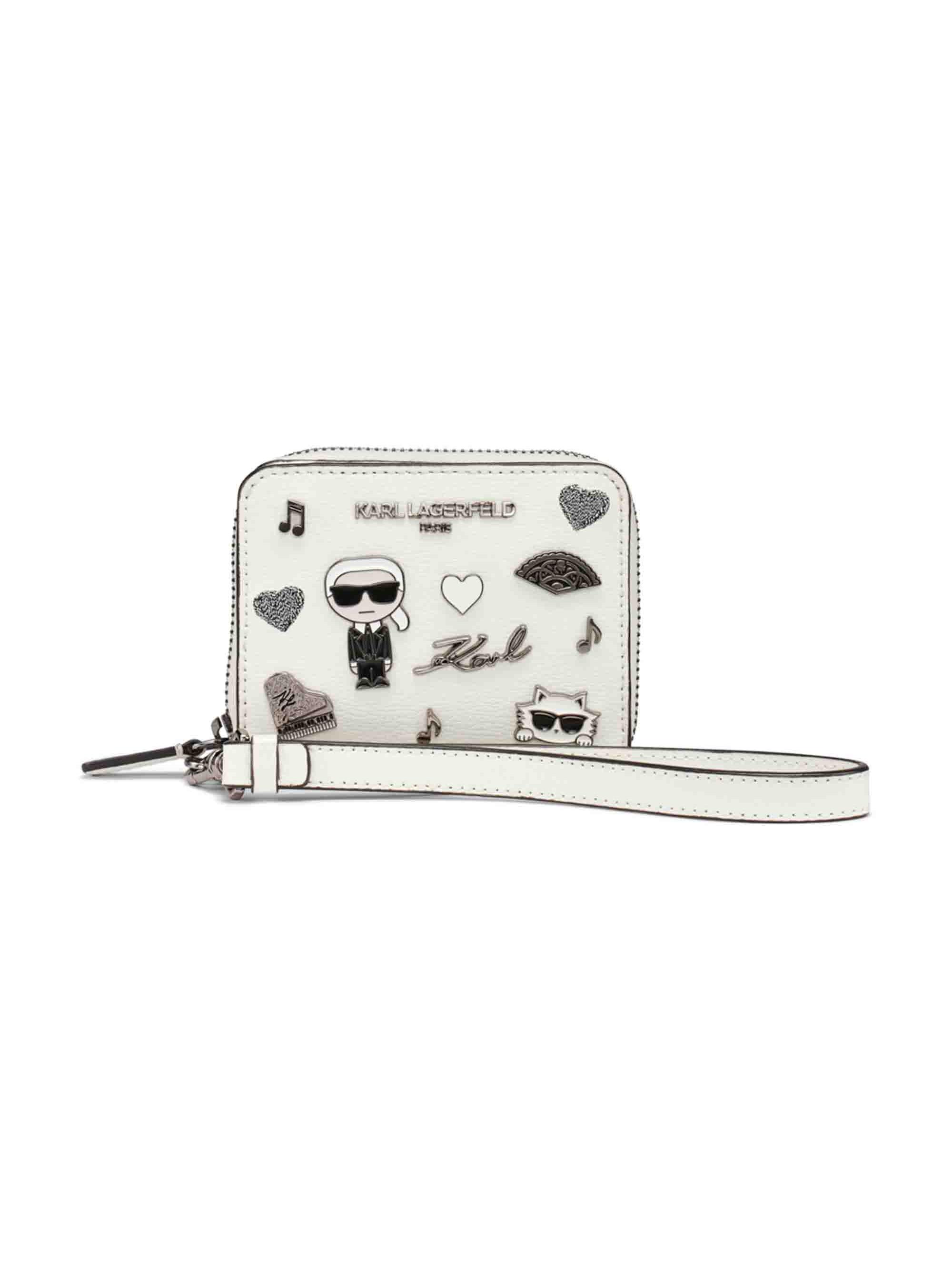 Click here for Karl Lagerfeld Paris Maybelle Wallet - Winter Whit... prices