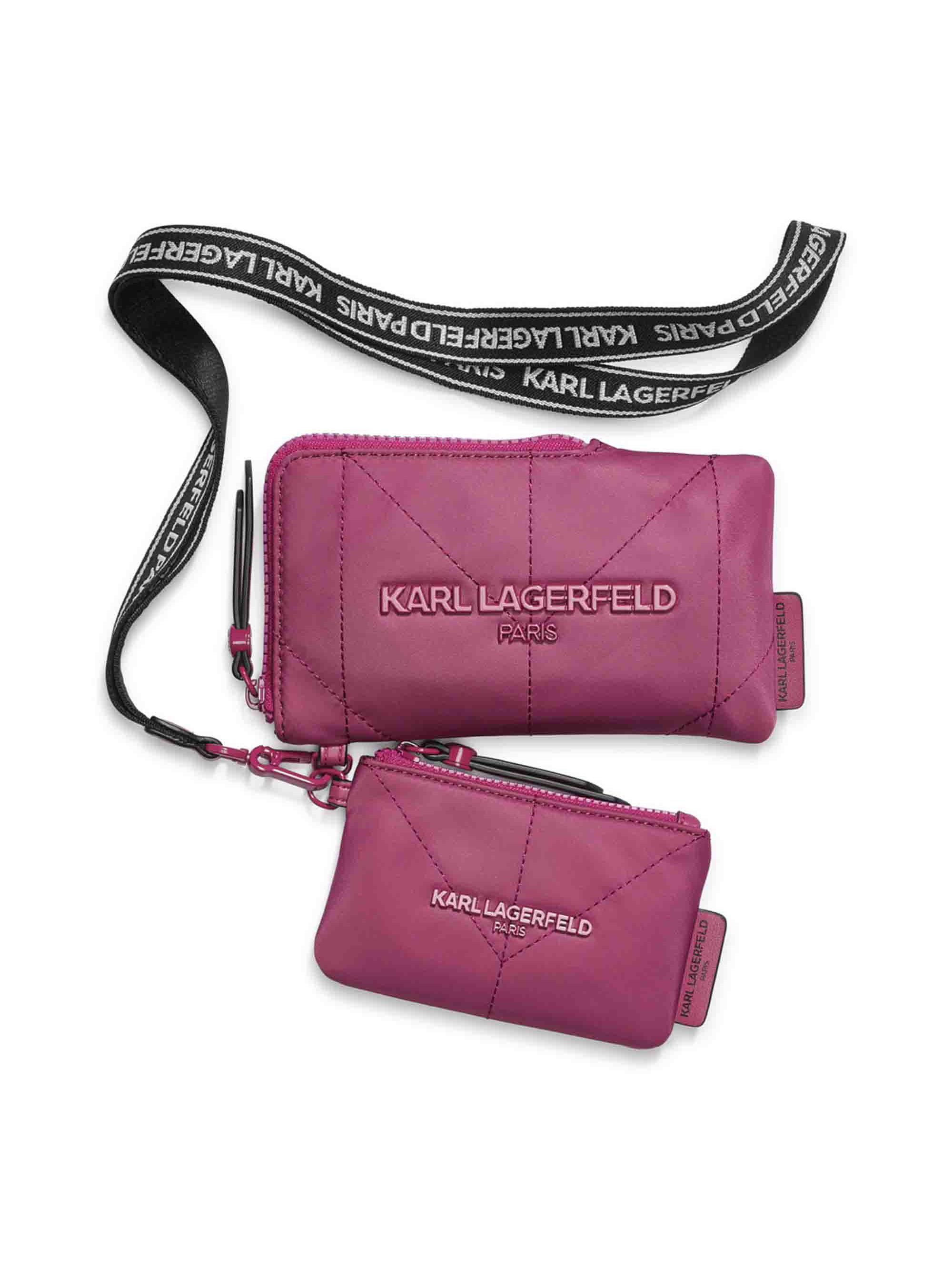 Click here for Karl Lagerfeld Paris Slg Lanyard Wallet - Dk Cactu... prices