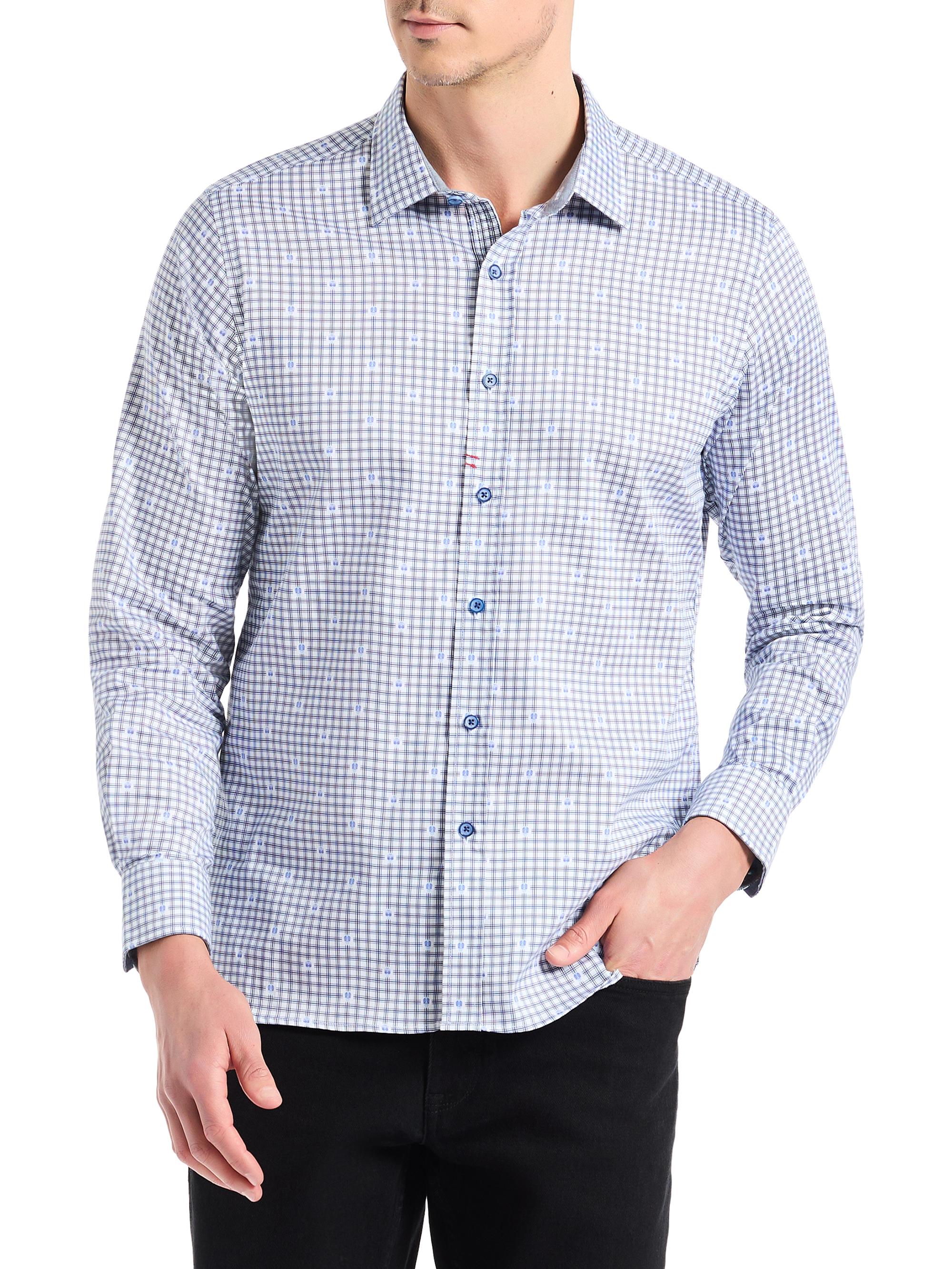 Click here for Robert Graham Mens Keith Skull-Check Cotton Button... prices