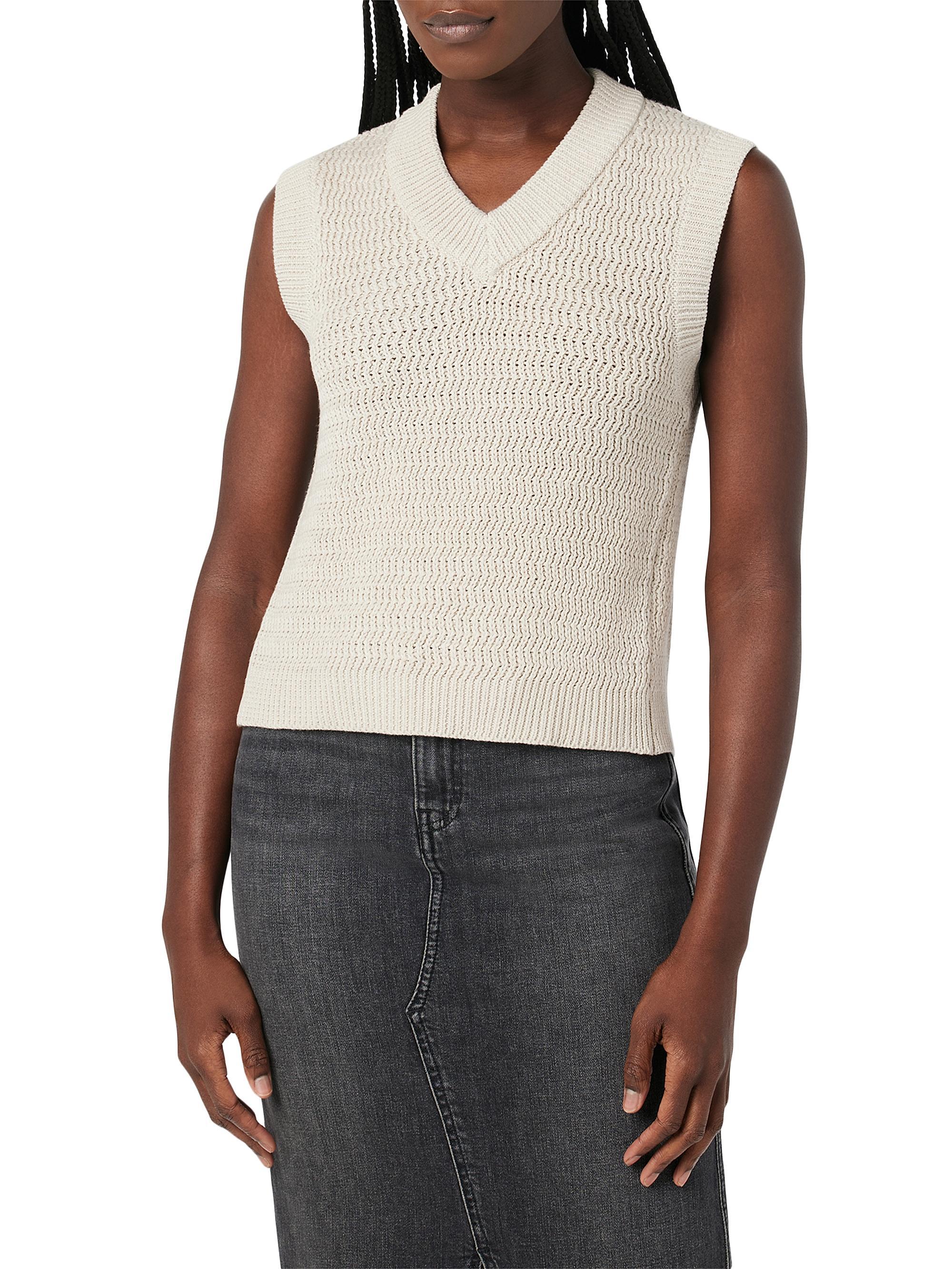 Click here for Hudson Jeans Womens Twist-Back Sleeveless Sweater... prices