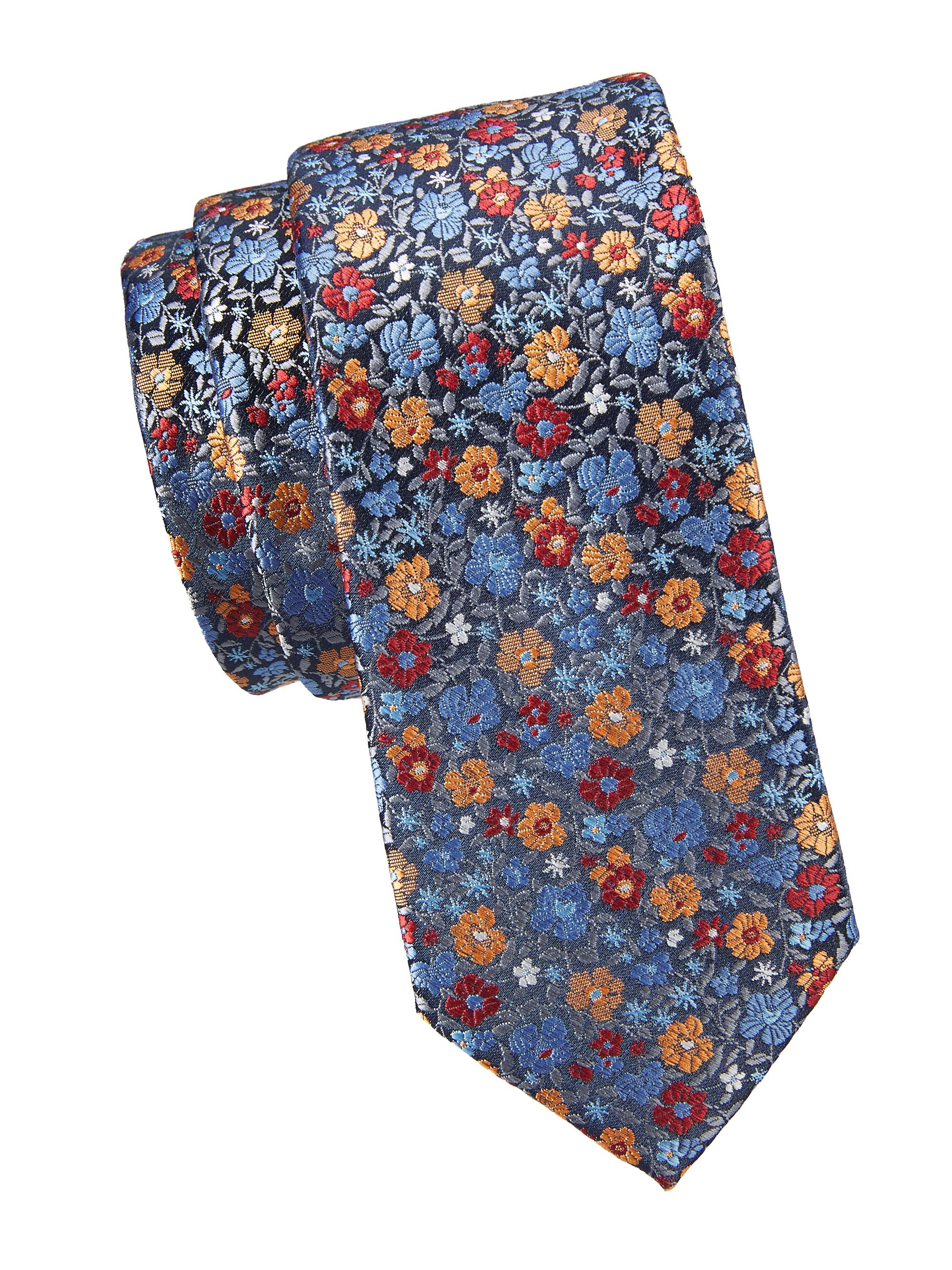 Click here for Ben Sherman Mens Floral Pattern Tie - Navy Rust prices