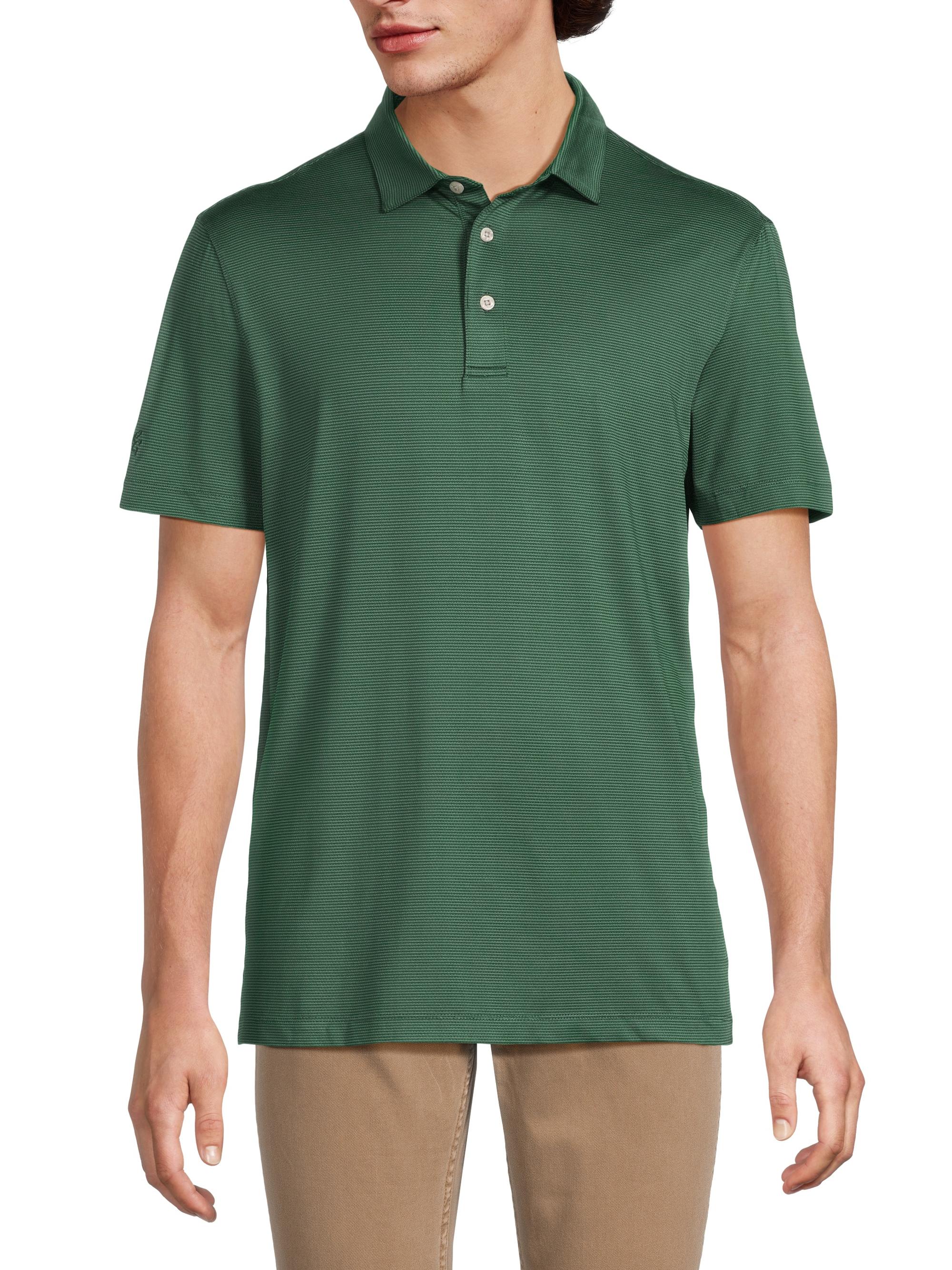 Click here for Robert Graham Mens Canto Trekking Polo Shirt - Gre... prices