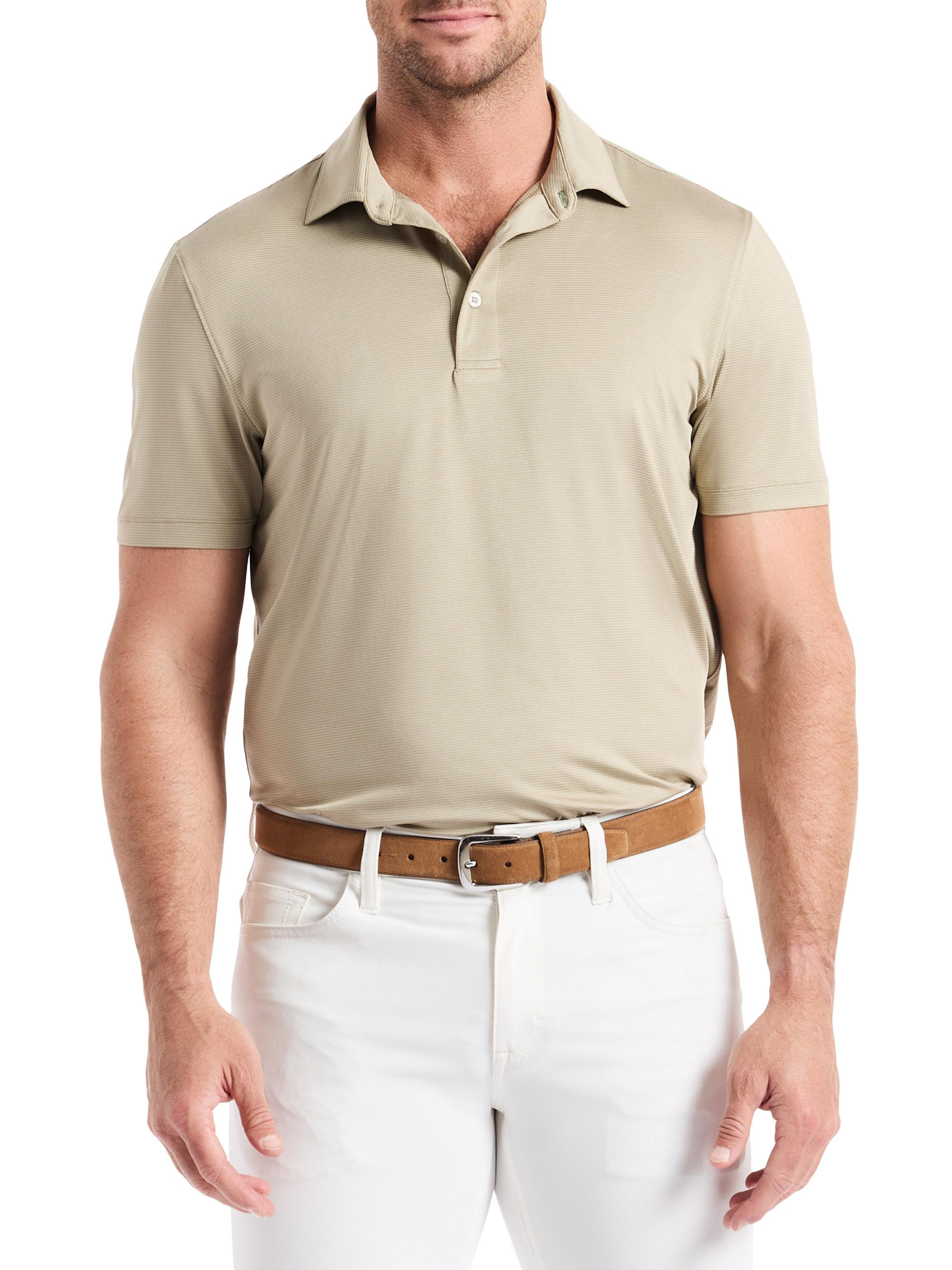 Click here for Robert Graham Mens Canto Trekking Polo Shirt - Tan... prices