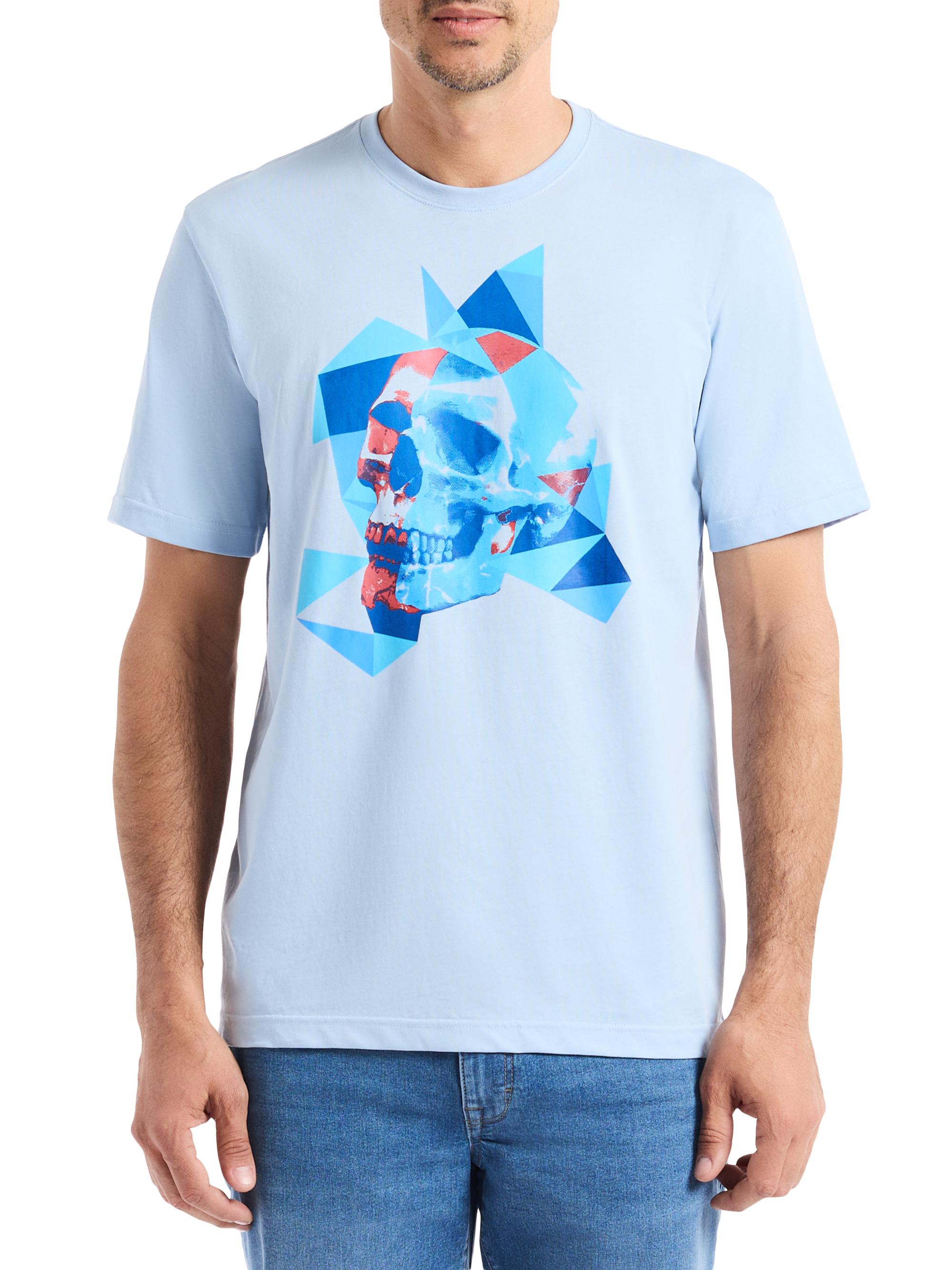 Click here for Robert Graham Mens Diamond Skull Print Cotton T-Sh... prices