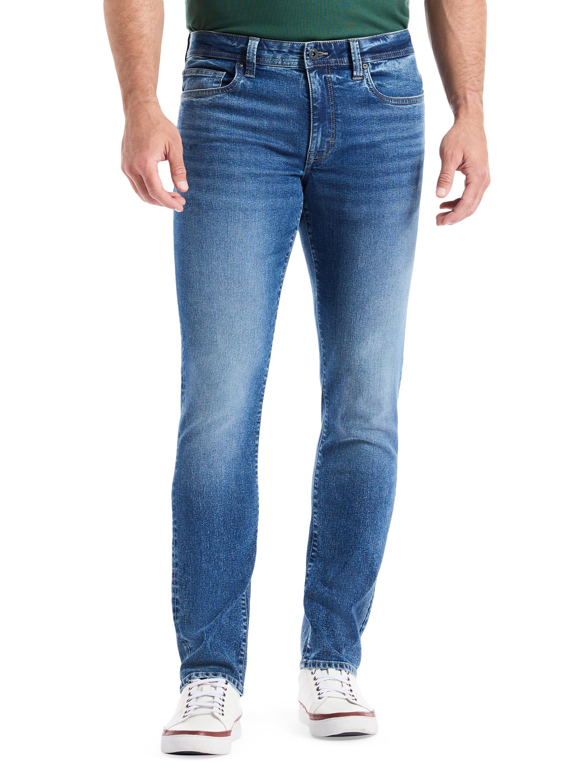 Click here for Robert Graham Mens Hanford Medium Wash Jeans - Ind... prices