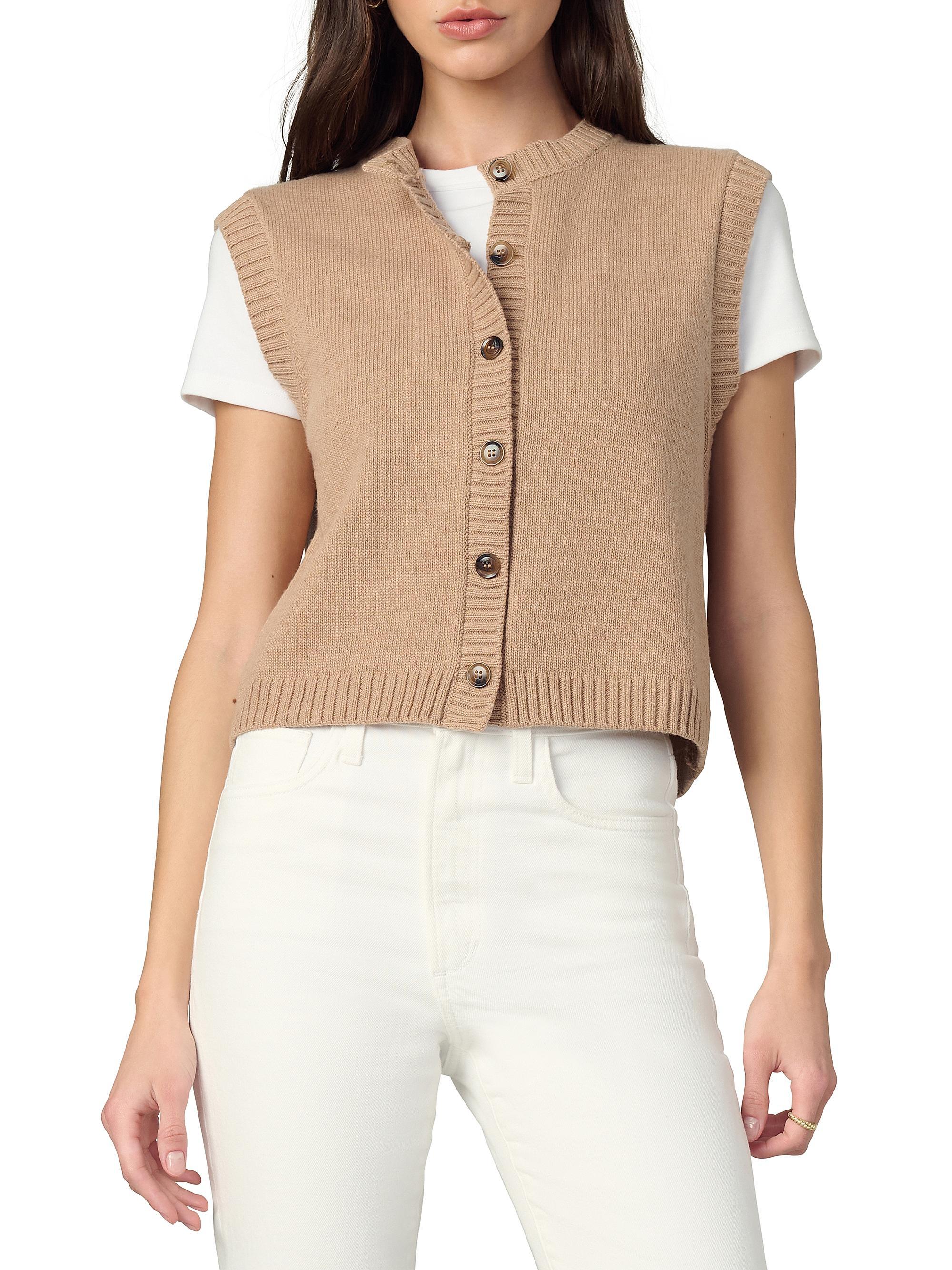 Click here for Joes Jeans Womens The Noa Wool-Blend Cardigan Vest... prices